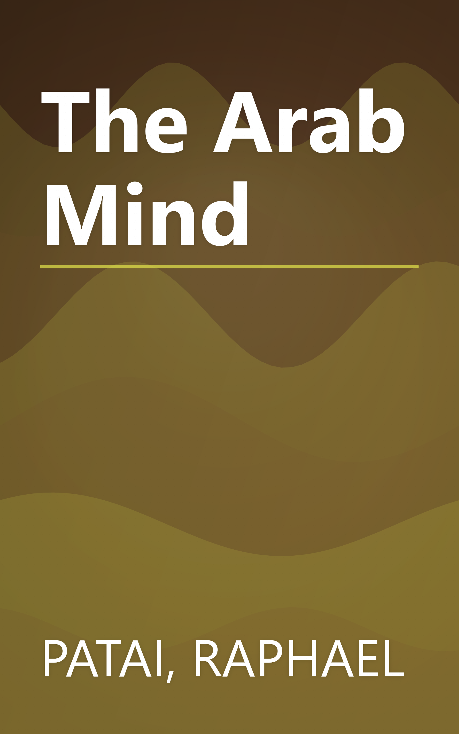 The Arab Mind book cover