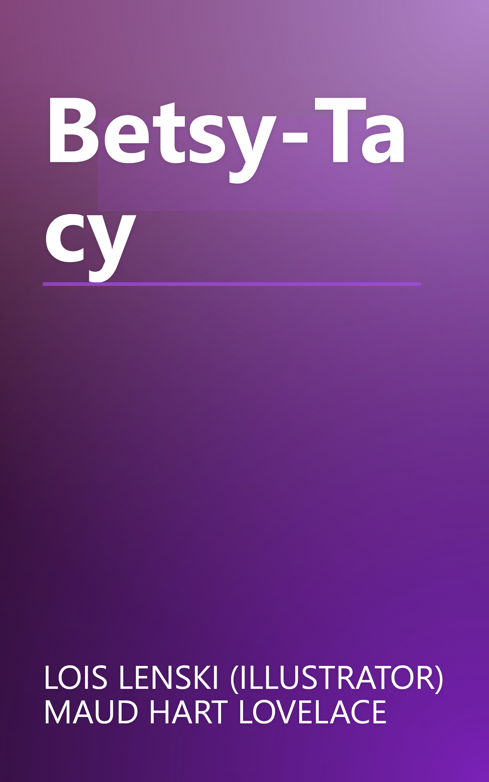 Betsy-Tacy book cover