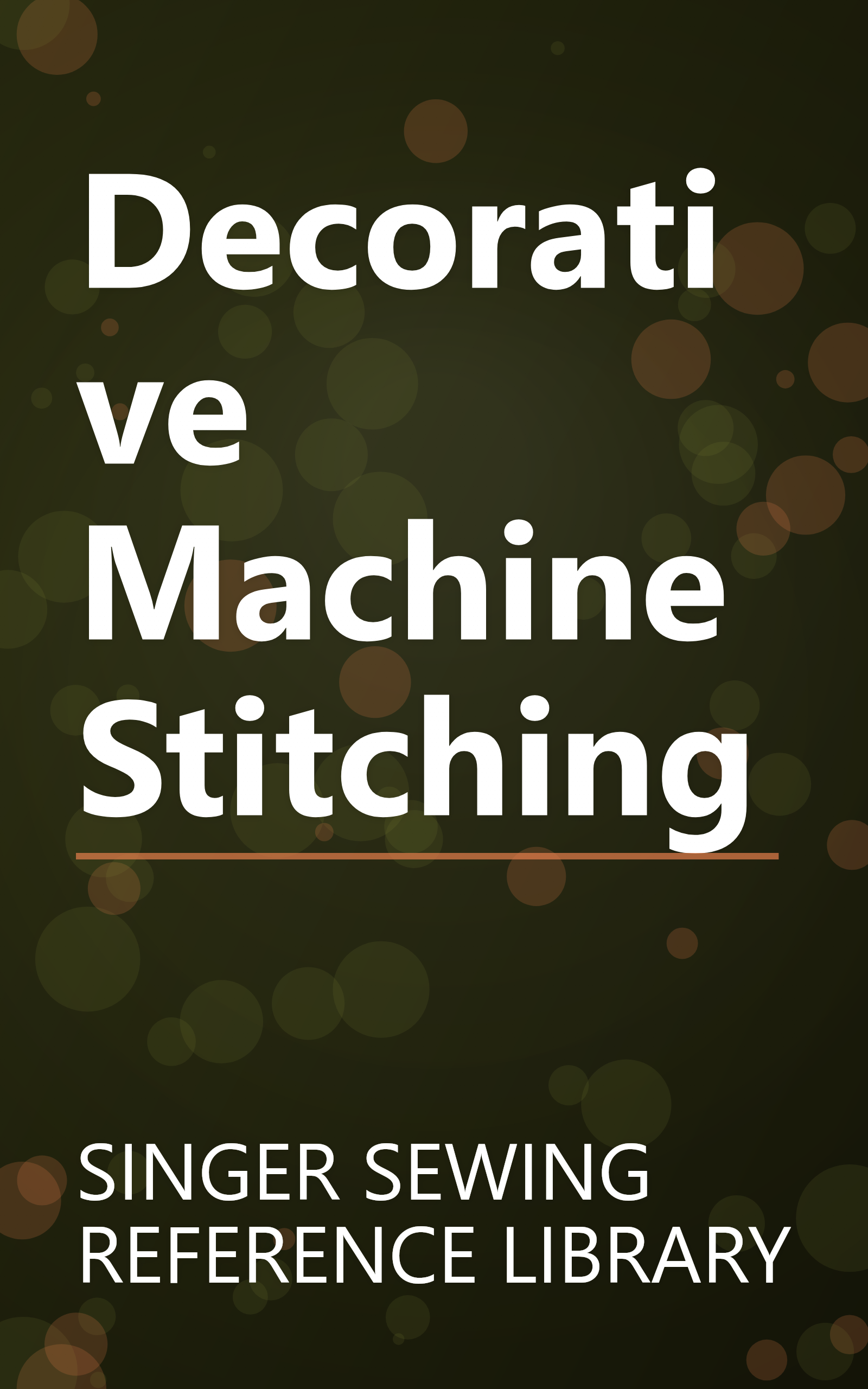 Decorative Machine Stitching book cover