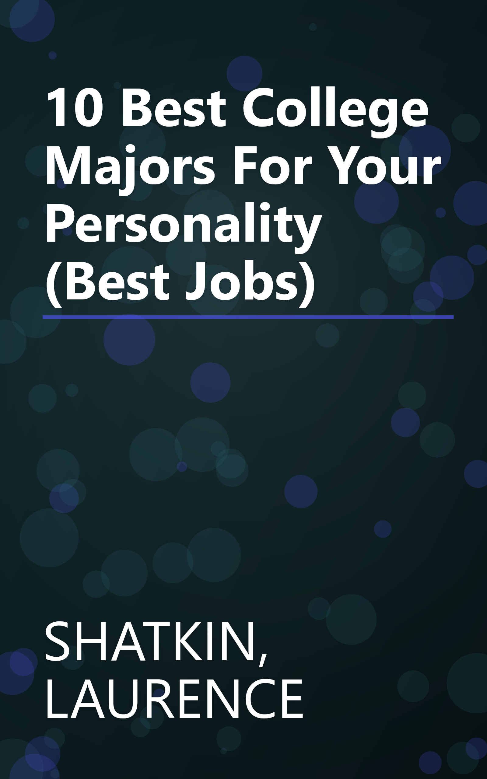 10 Best College Majors For Your Personality (Best  Jobs) book cover