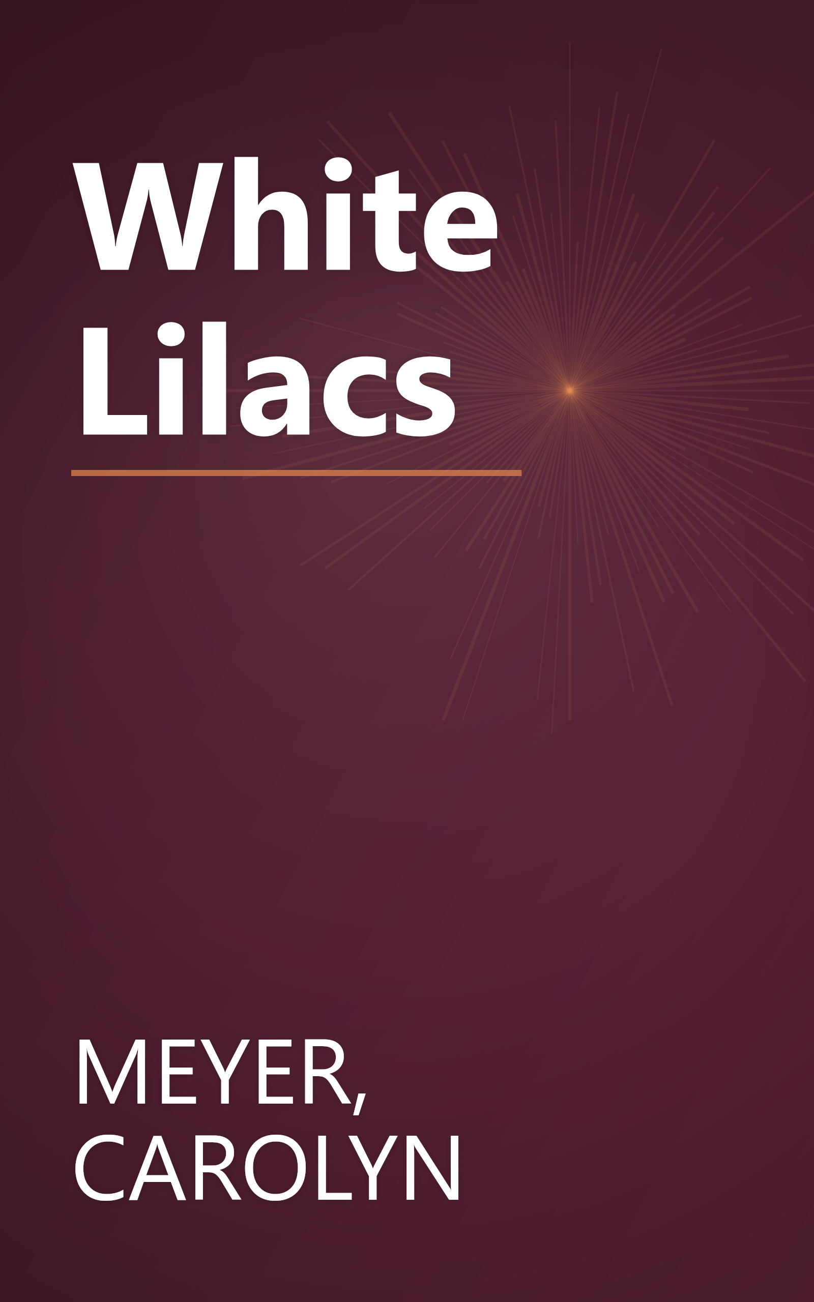 White Lilacs book cover