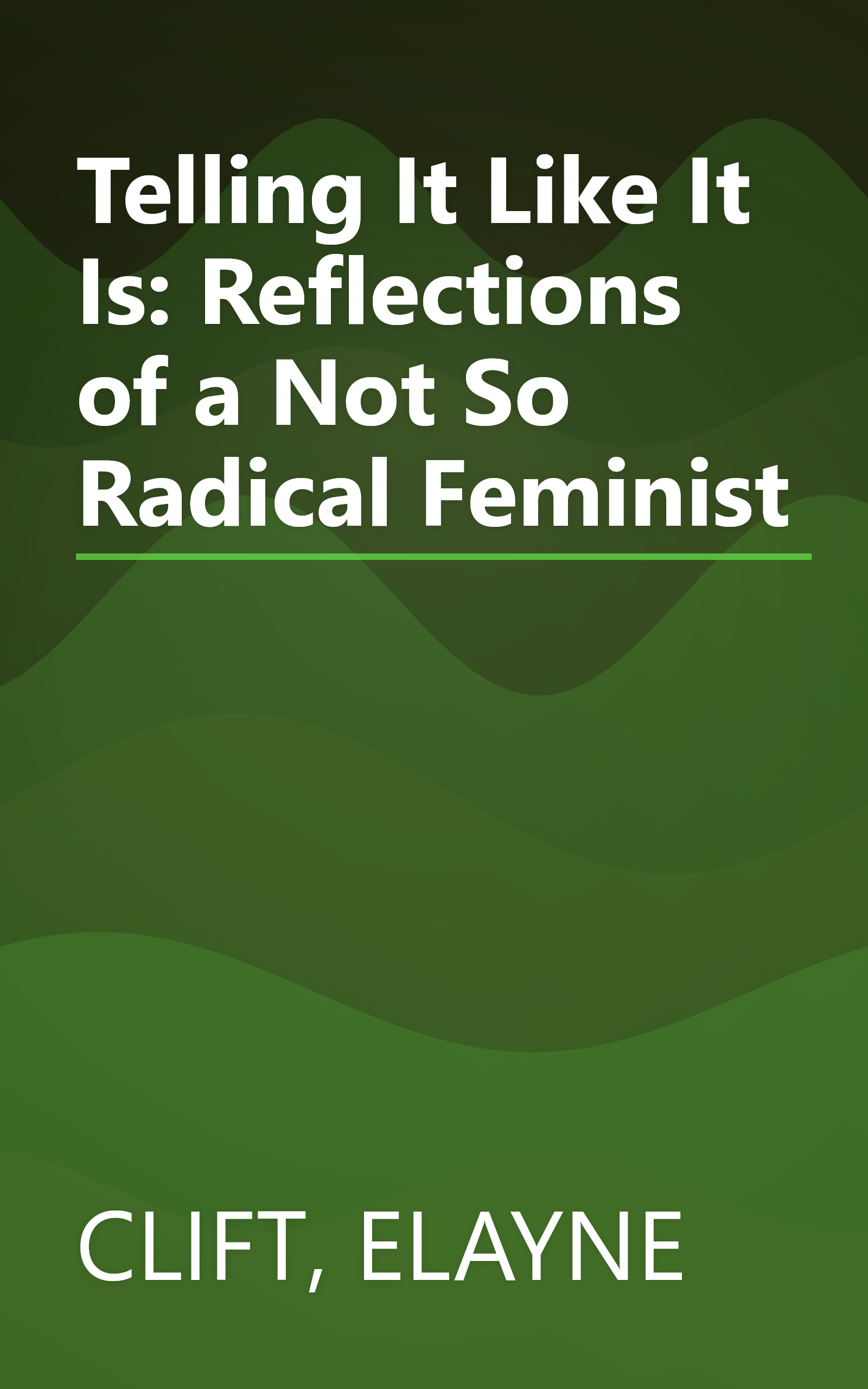 Telling It Like It Is: Reflections of a Not So Radical Feminist book cover