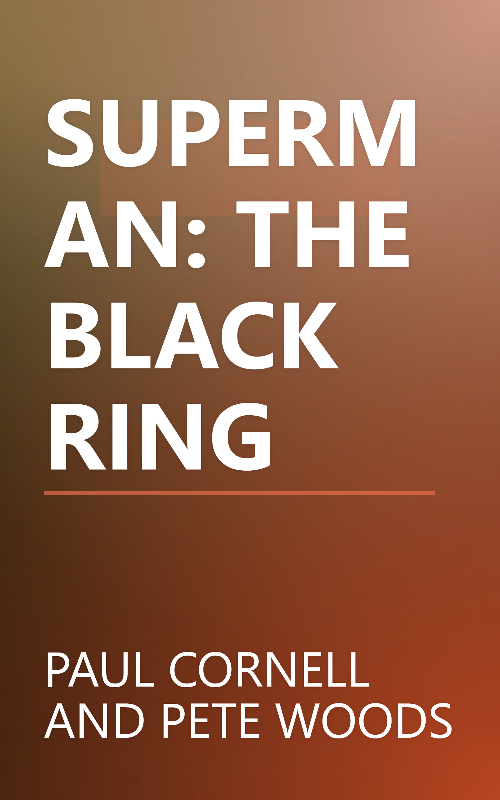 SUPERMAN: THE BLACK RING book cover