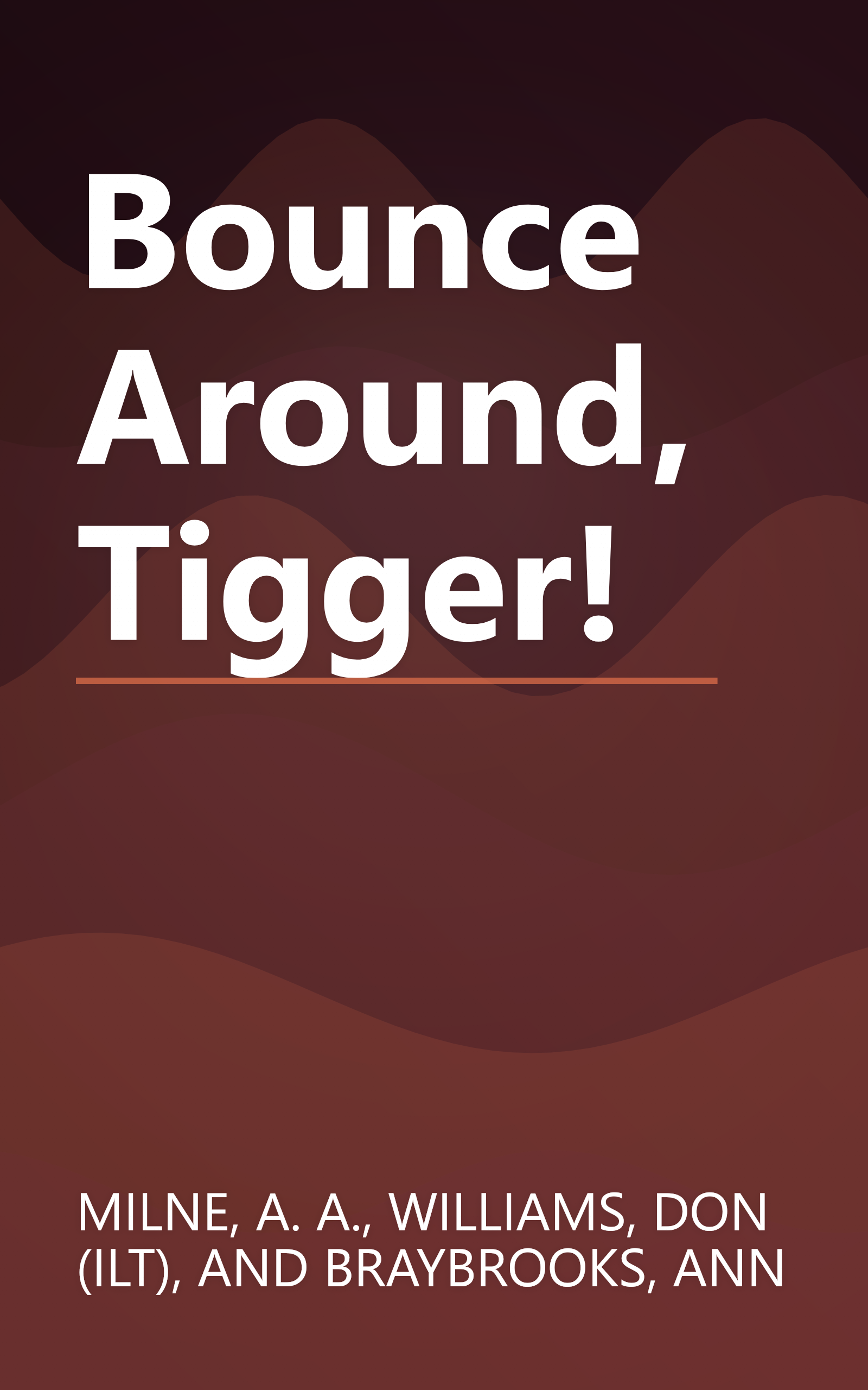 Bounce Around, Tigger! book cover