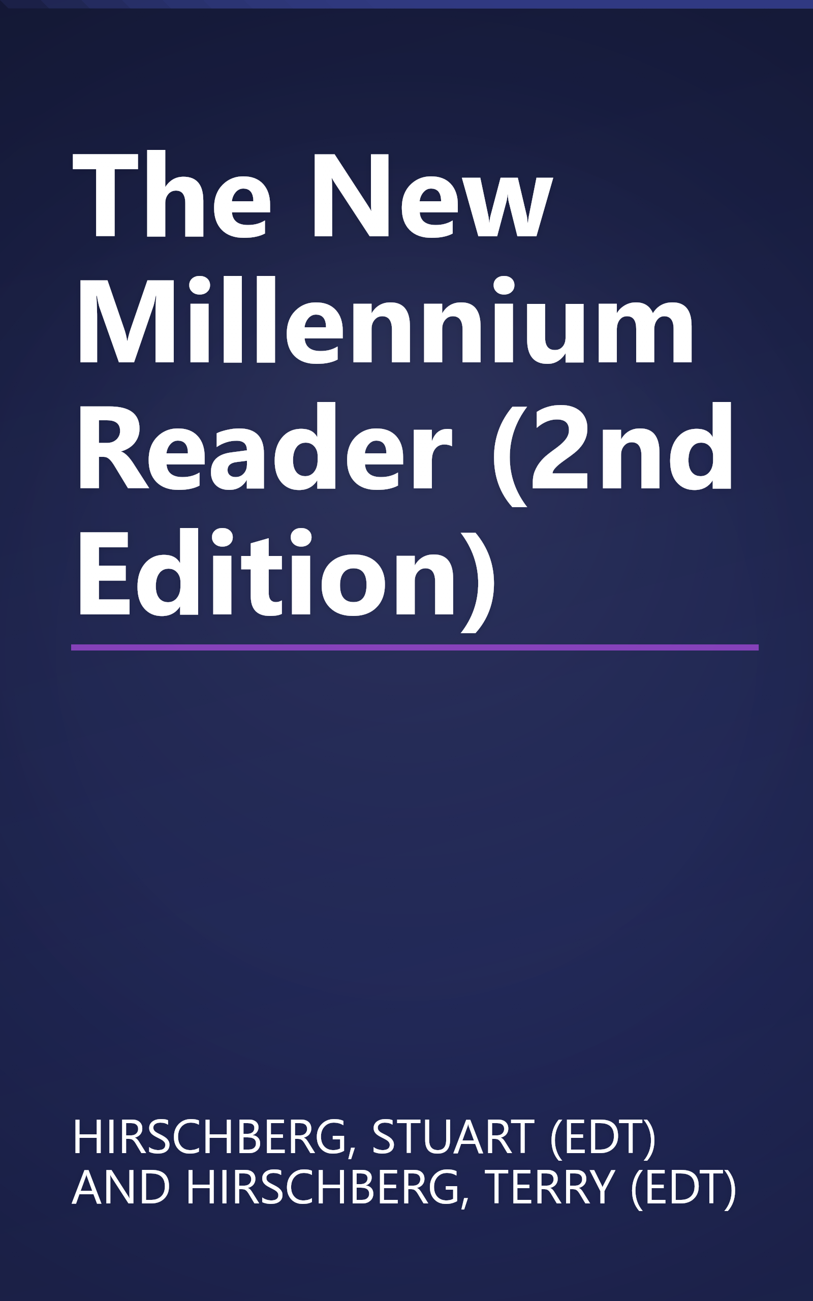 The New Millennium Reader (2nd Edition) book cover