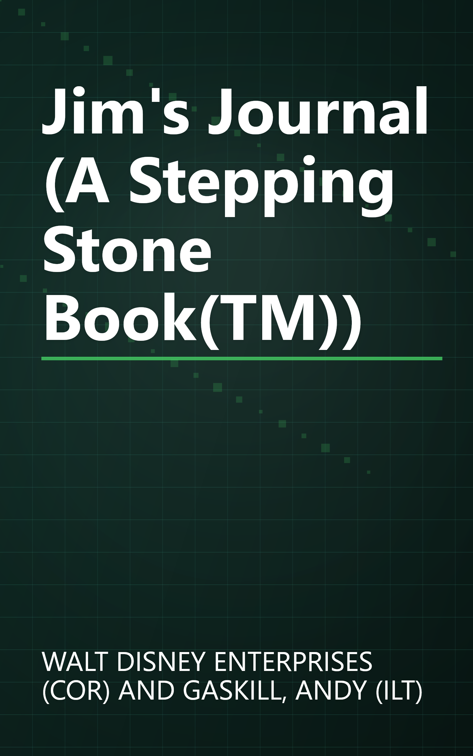 Jim's Journal (A Stepping Stone Book(TM)) book cover