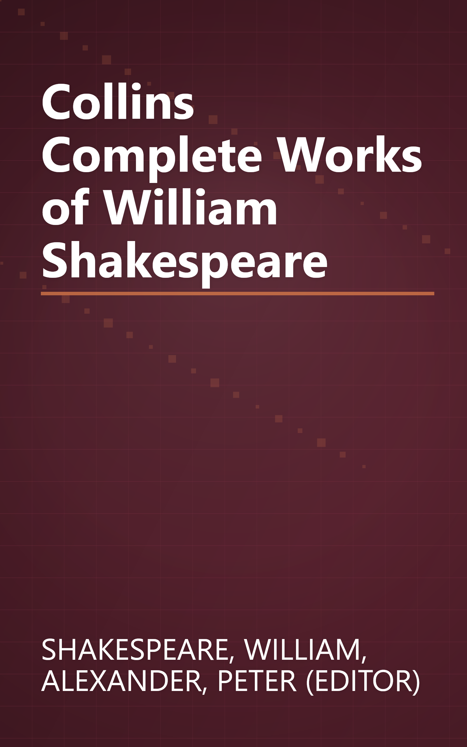 Collins Complete Works of William Shakespeare book cover