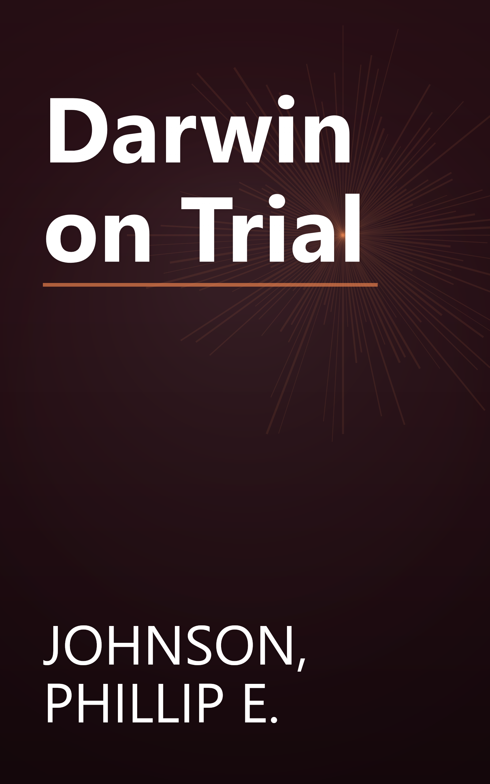Darwin on Trial book cover