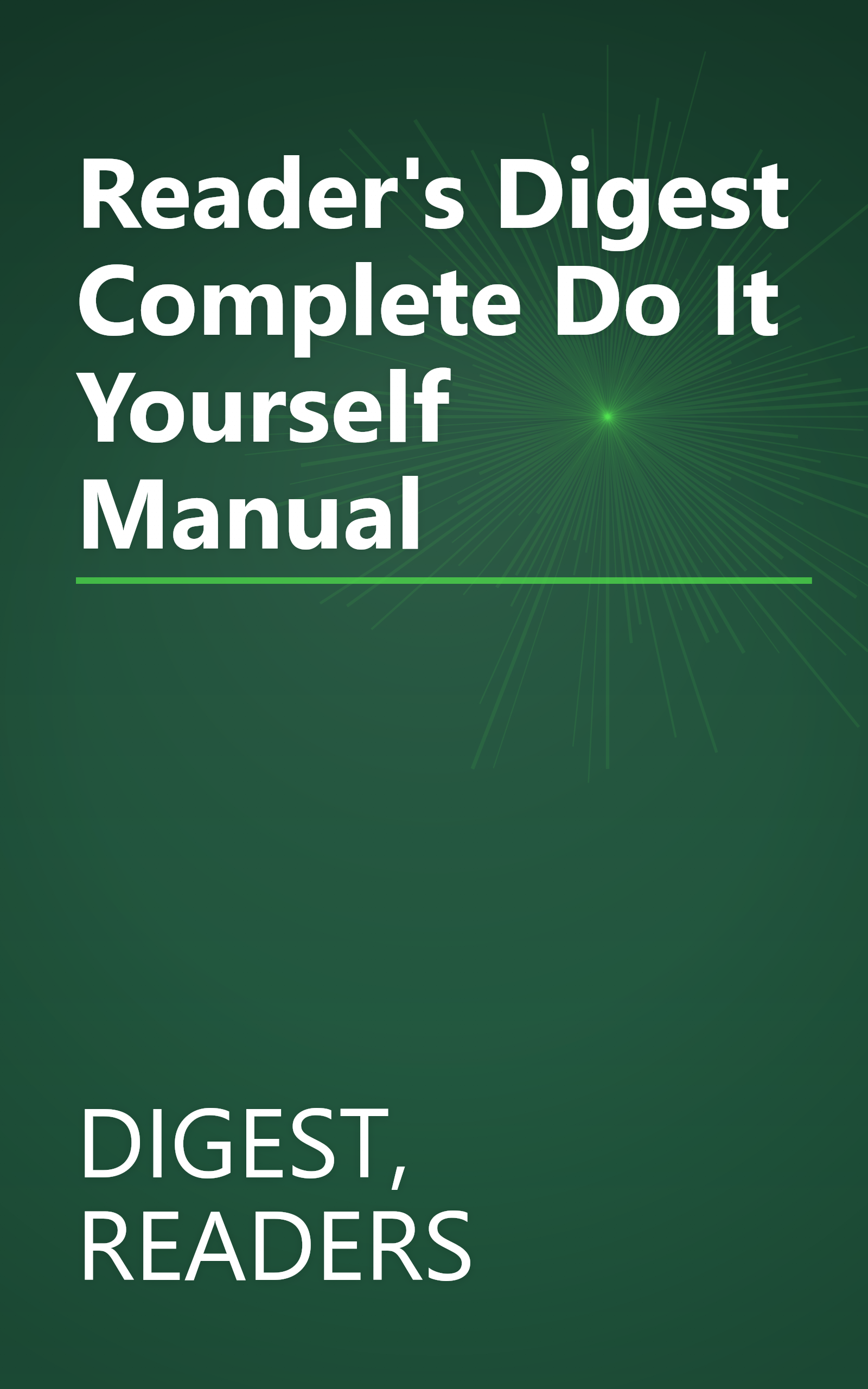 Reader's Digest Complete Do It Yourself Manual book cover