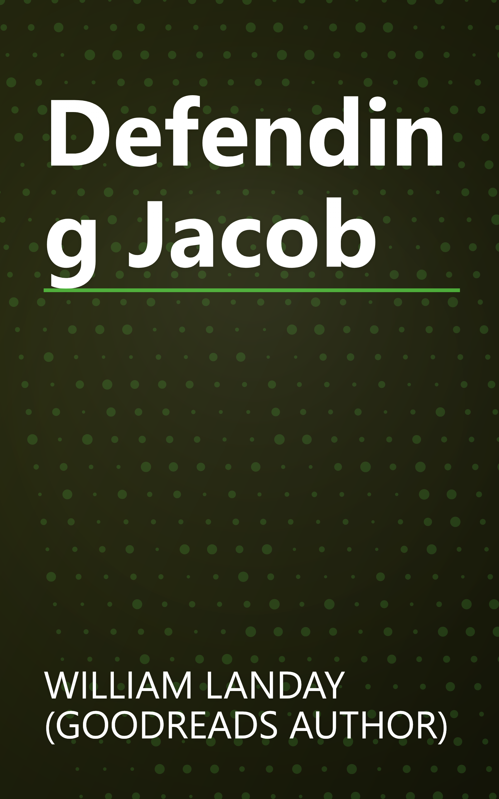 Defending Jacob book cover