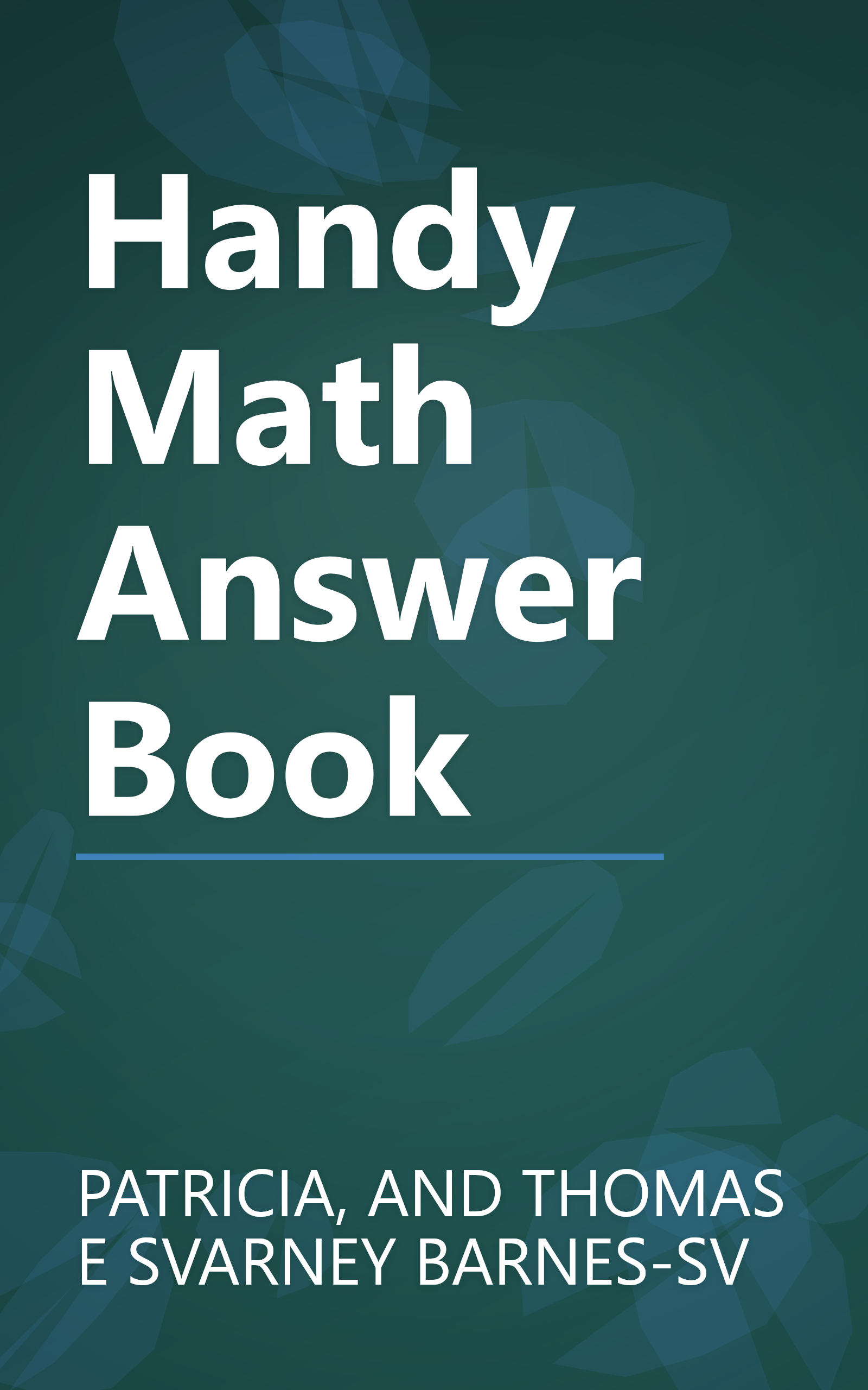 Handy Math Answer Book book cover
