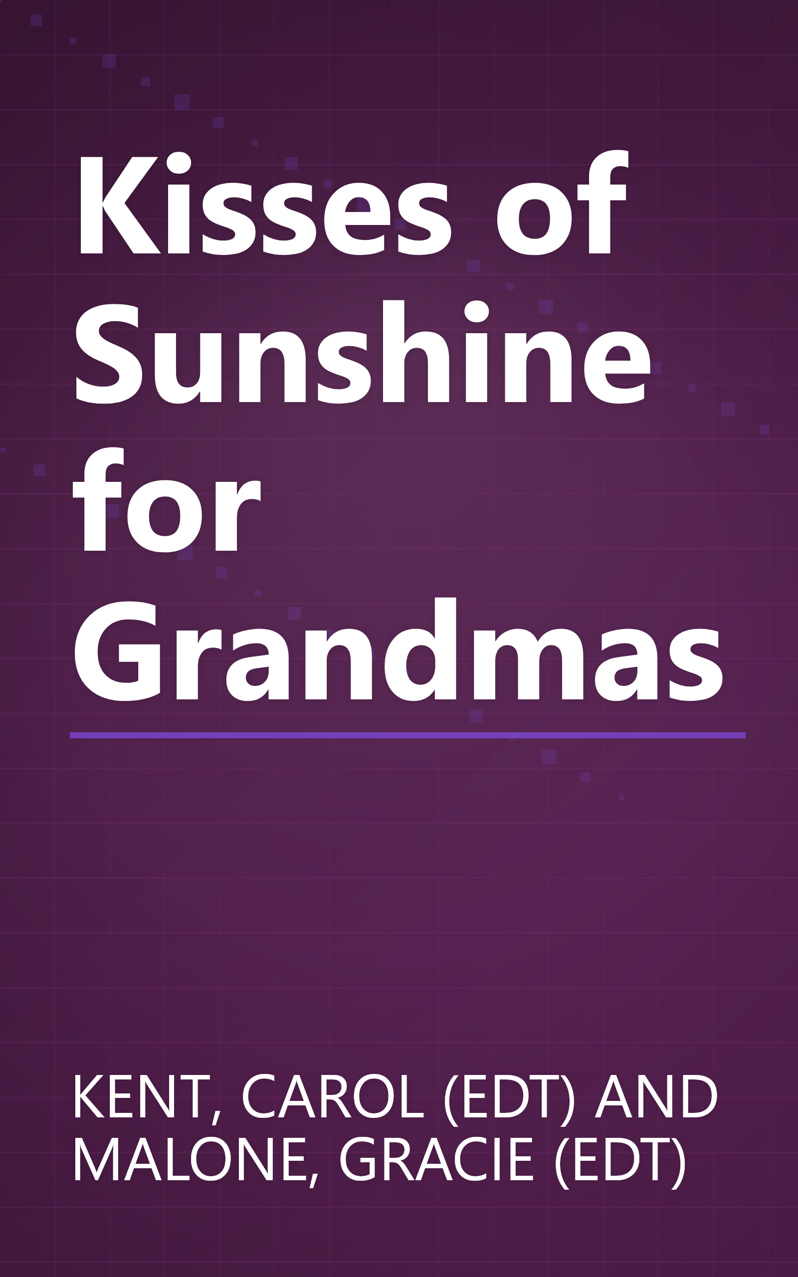 Kisses of Sunshine for Grandmas book cover