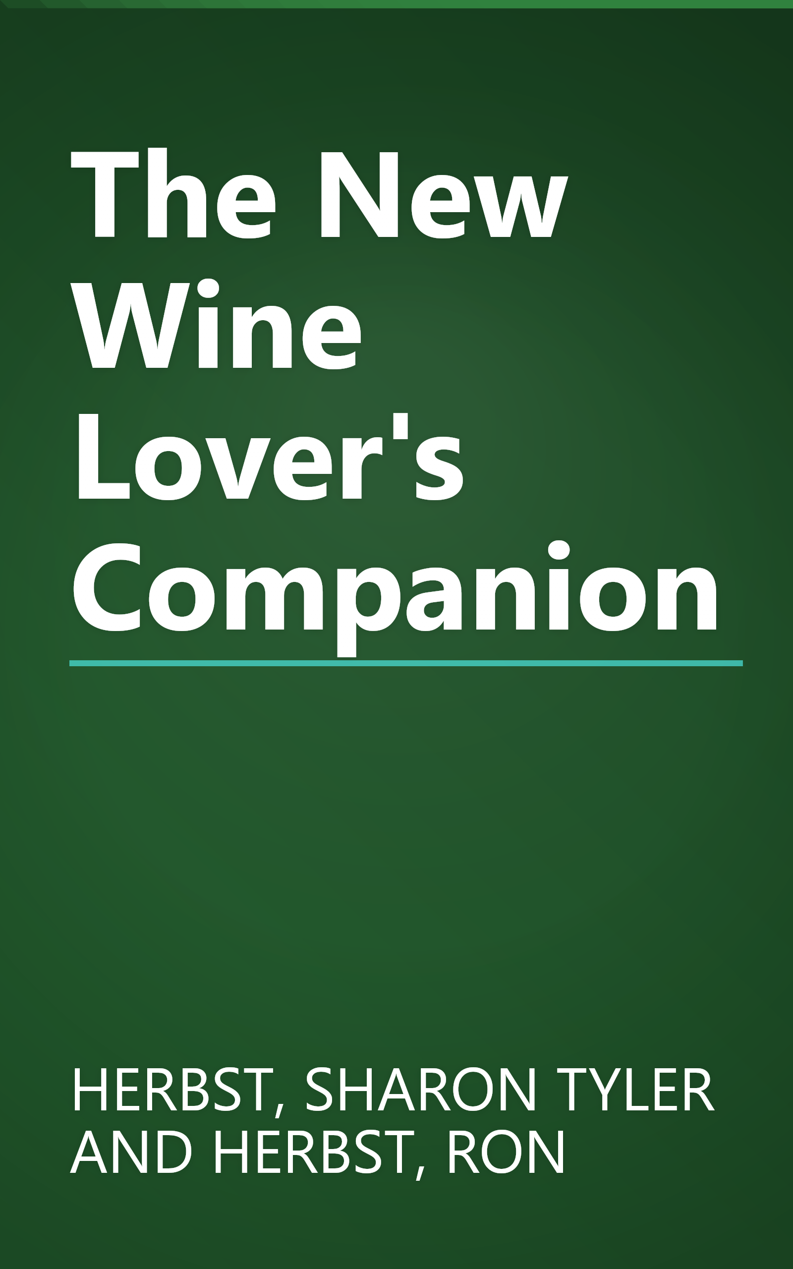 The New Wine Lover's Companion book cover