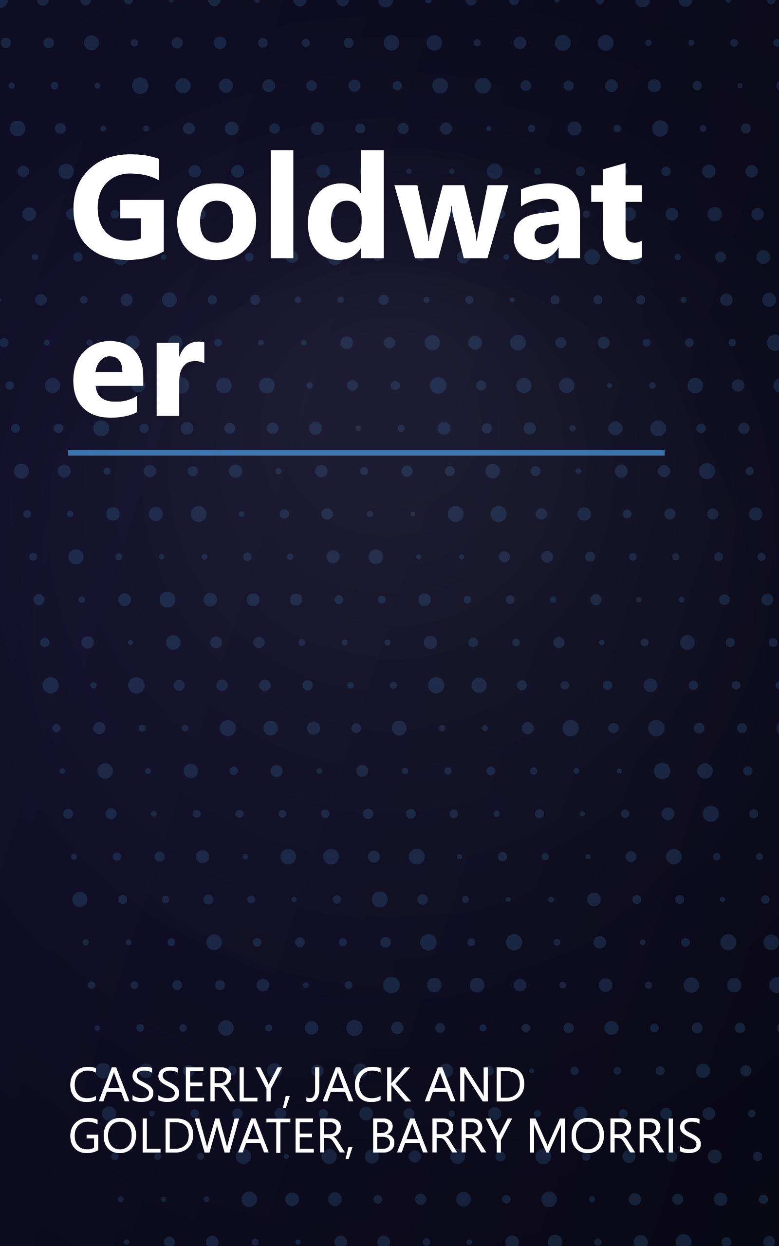 Goldwater book cover