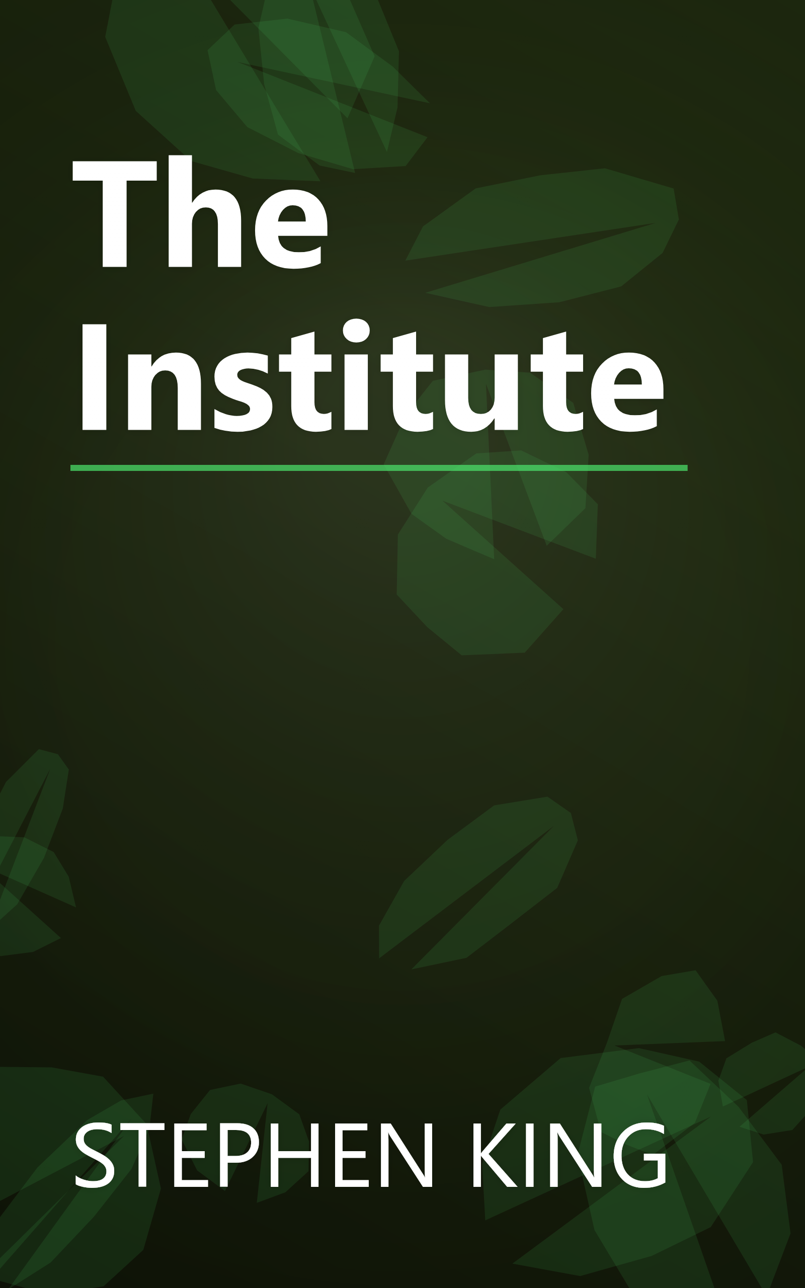 The Institute book cover