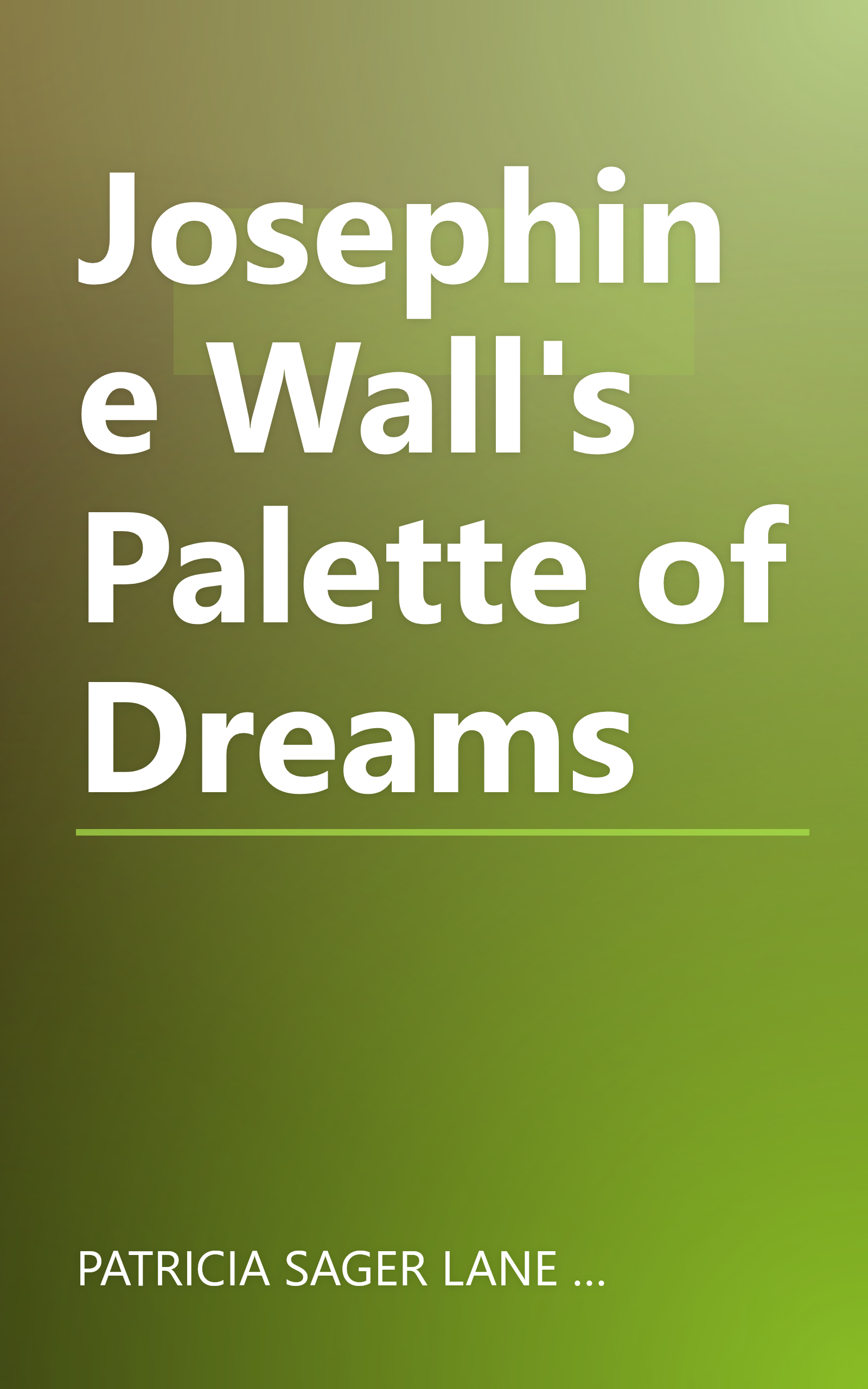 Josephine Wall's Palette of Dreams book cover
