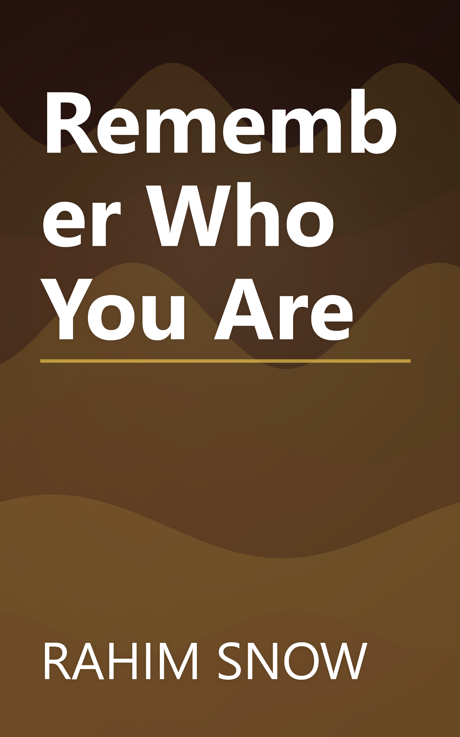 Remember Who You Are book cover