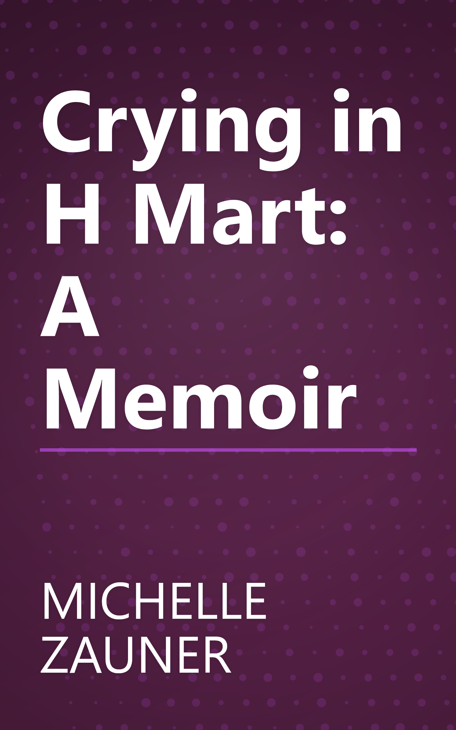 Crying in H Mart: A Memoir book cover