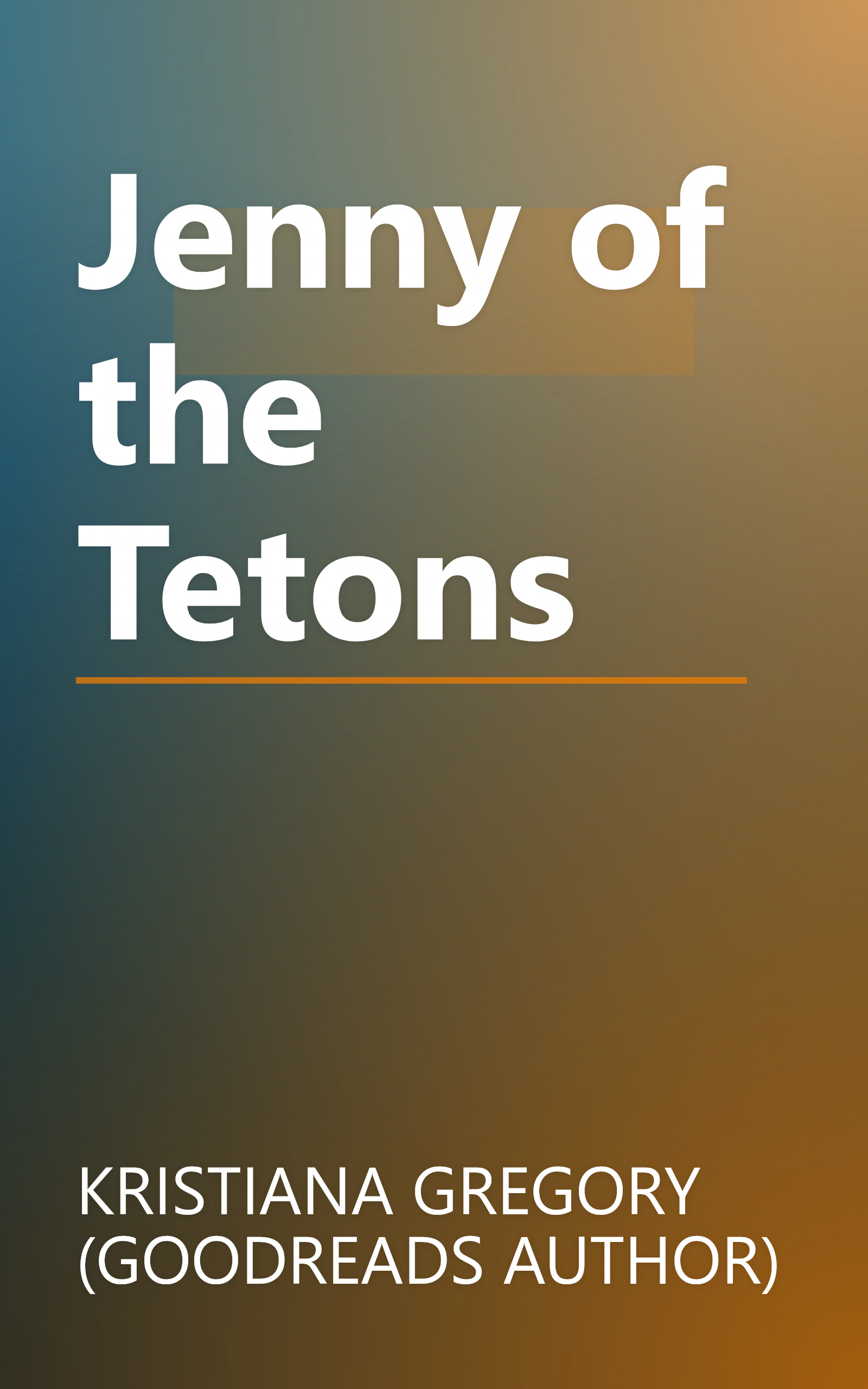 Jenny of the Tetons book cover
