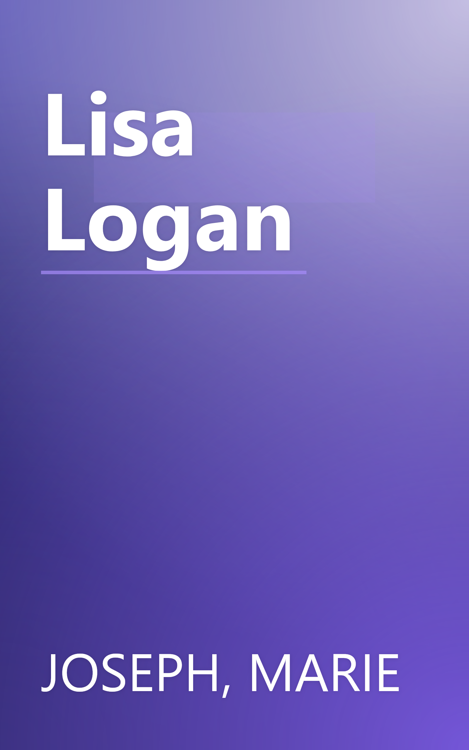 Lisa Logan book cover