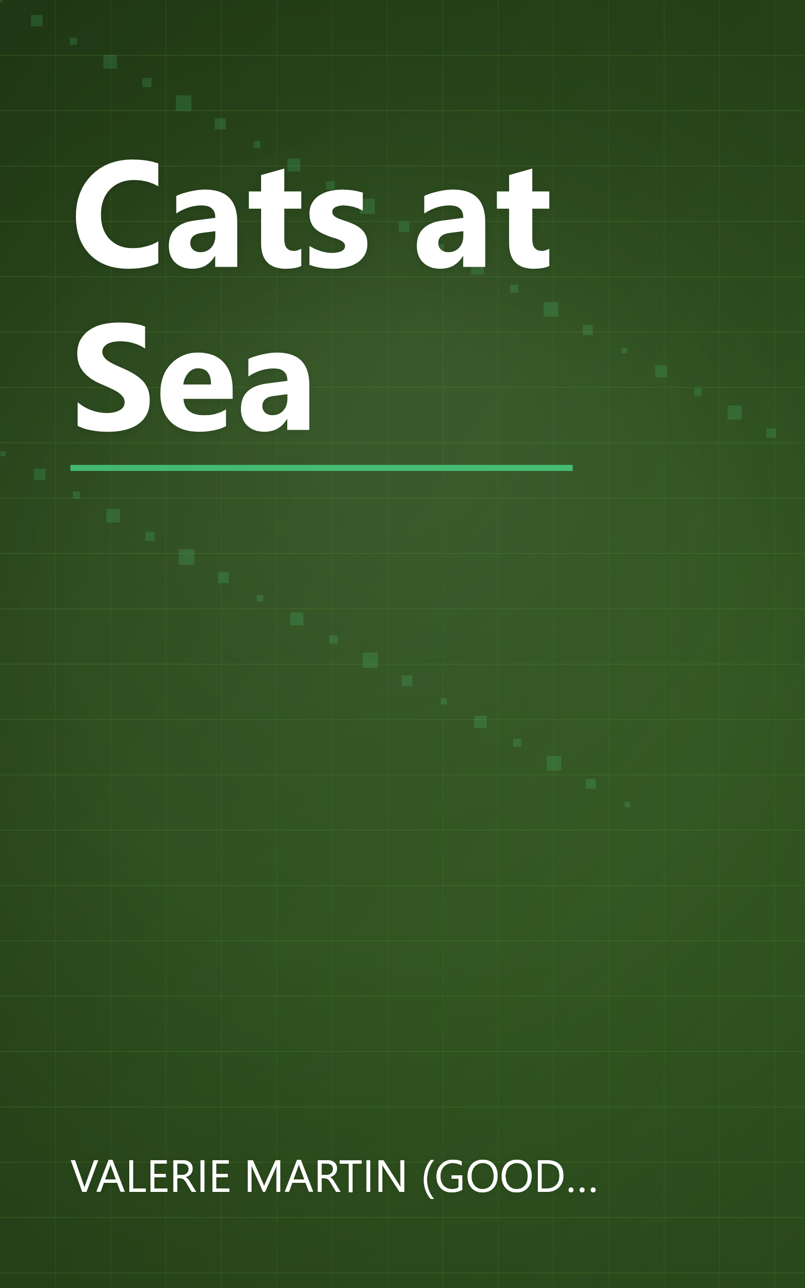 Cats at Sea book cover