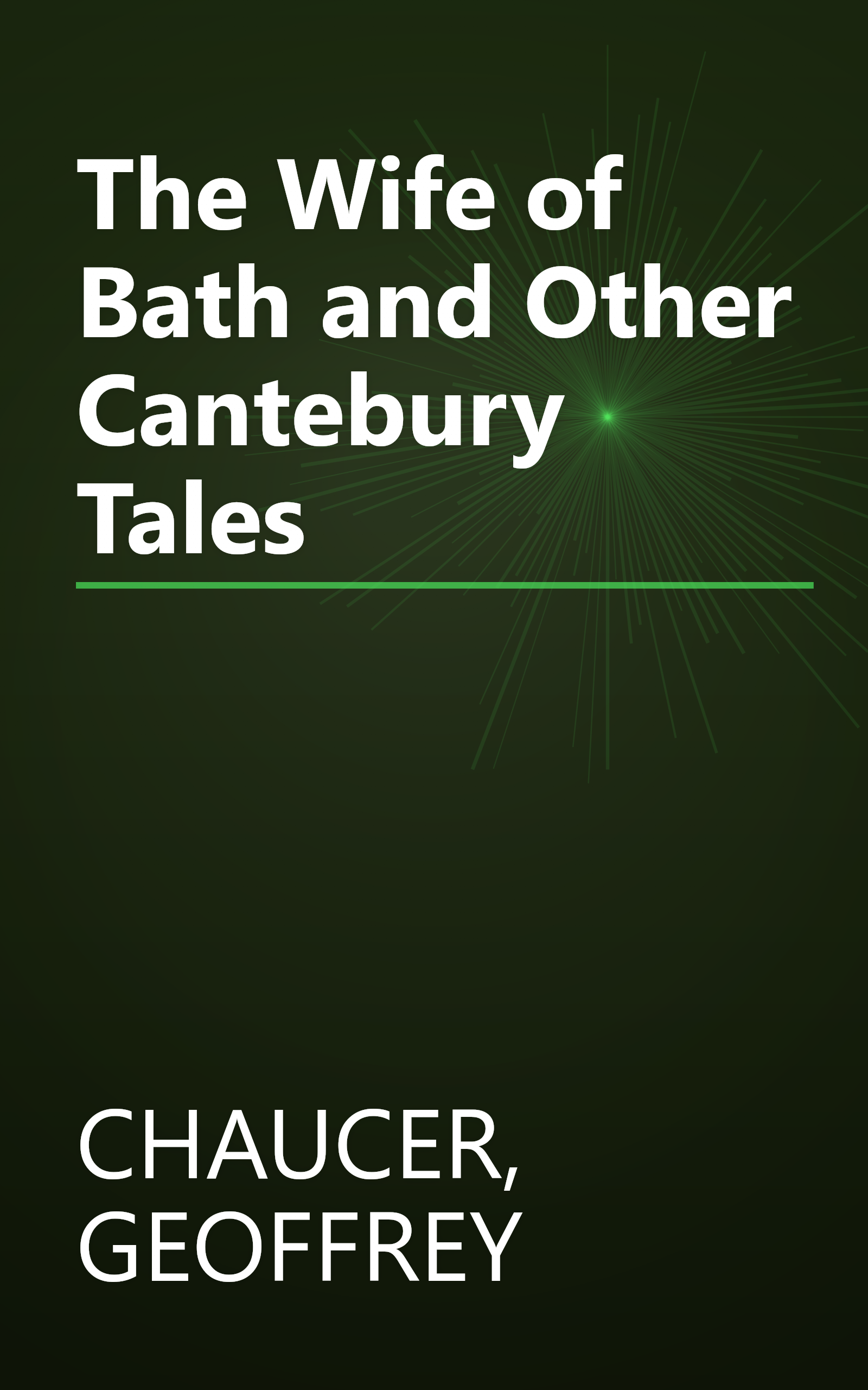 The Wife of Bath and Other Cantebury Tales book cover