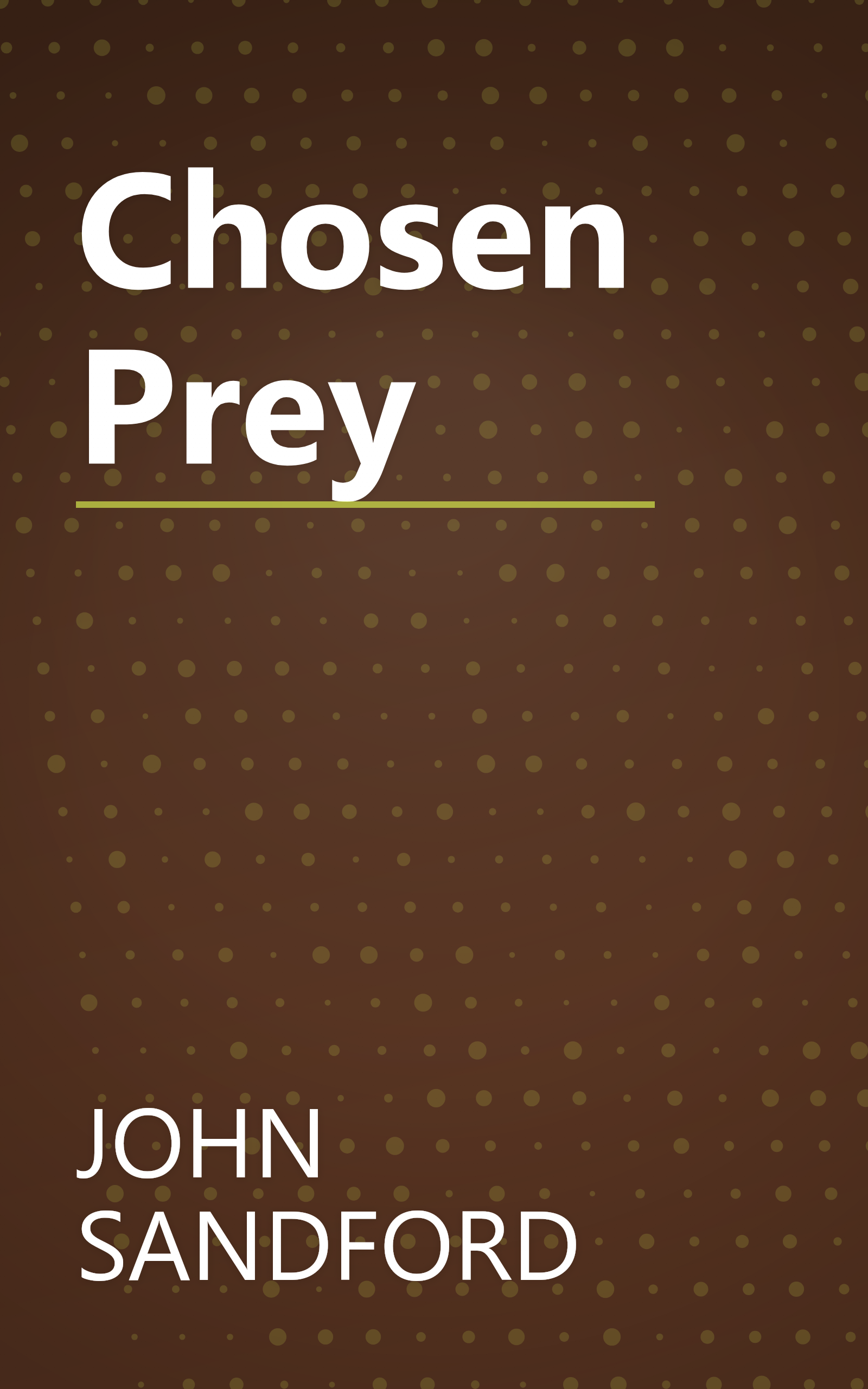 Chosen Prey book cover