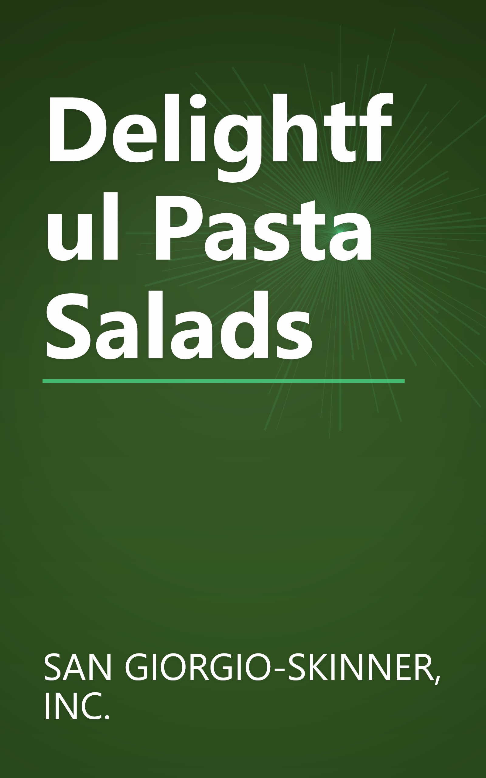 Delightful Pasta Salads book cover