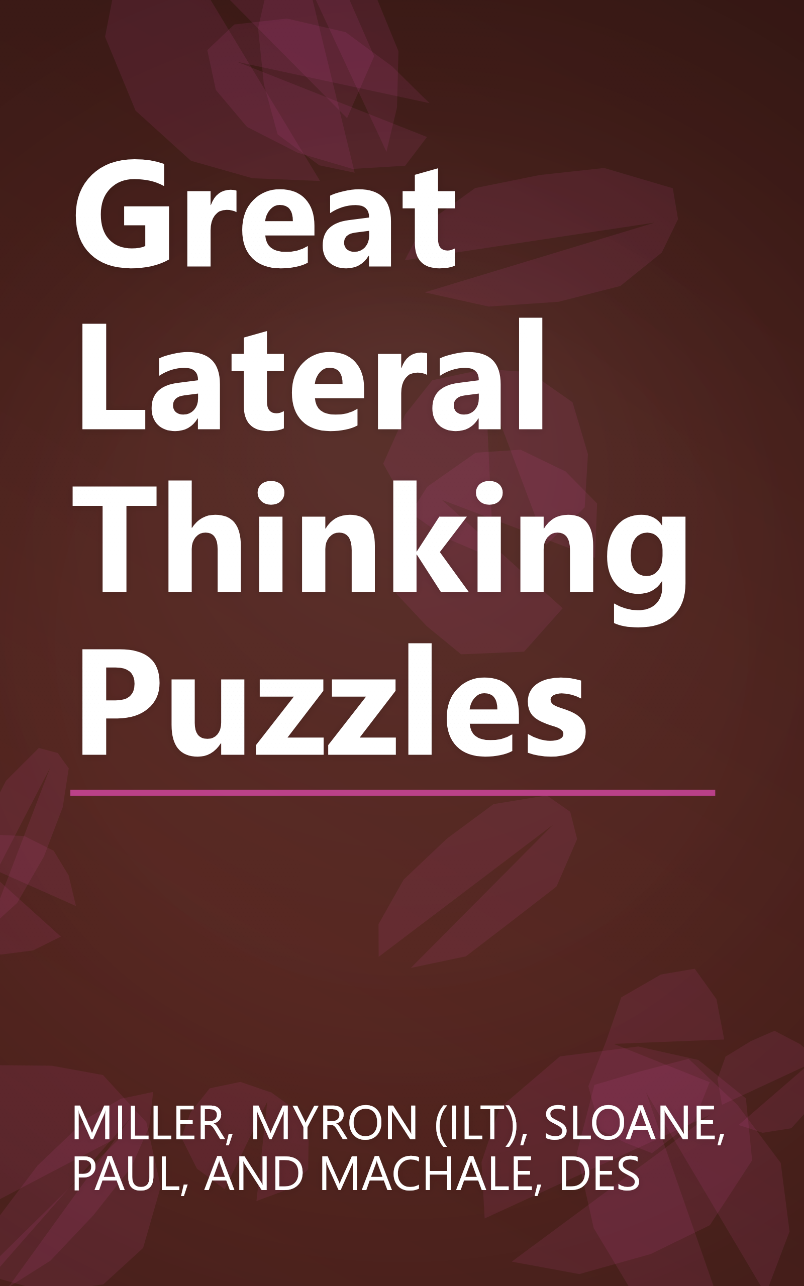 Great Lateral Thinking Puzzles book cover