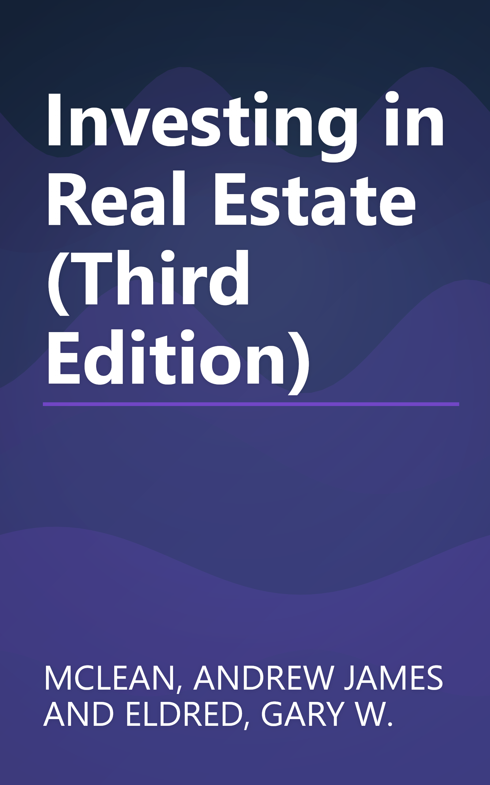 Investing in Real Estate (Third Edition) book cover