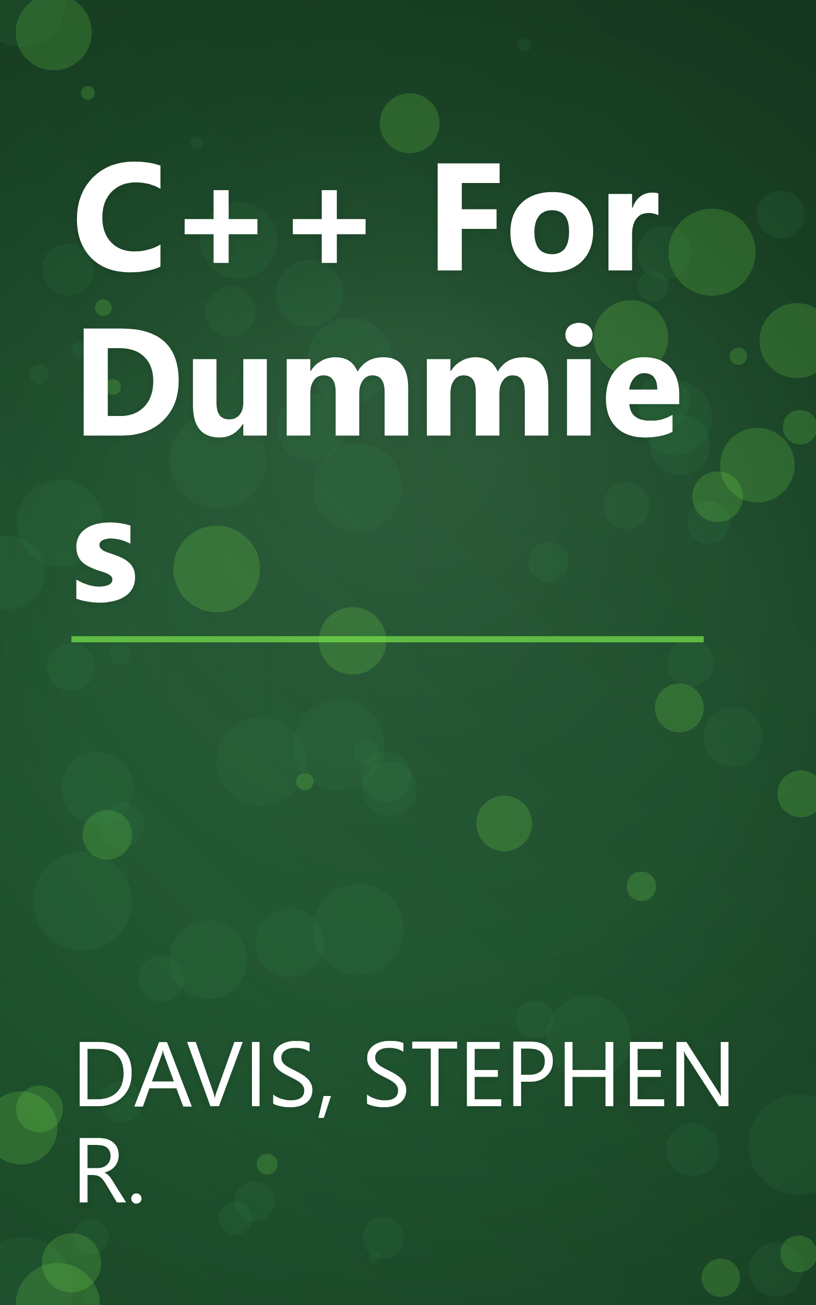 C++ For Dummies book cover