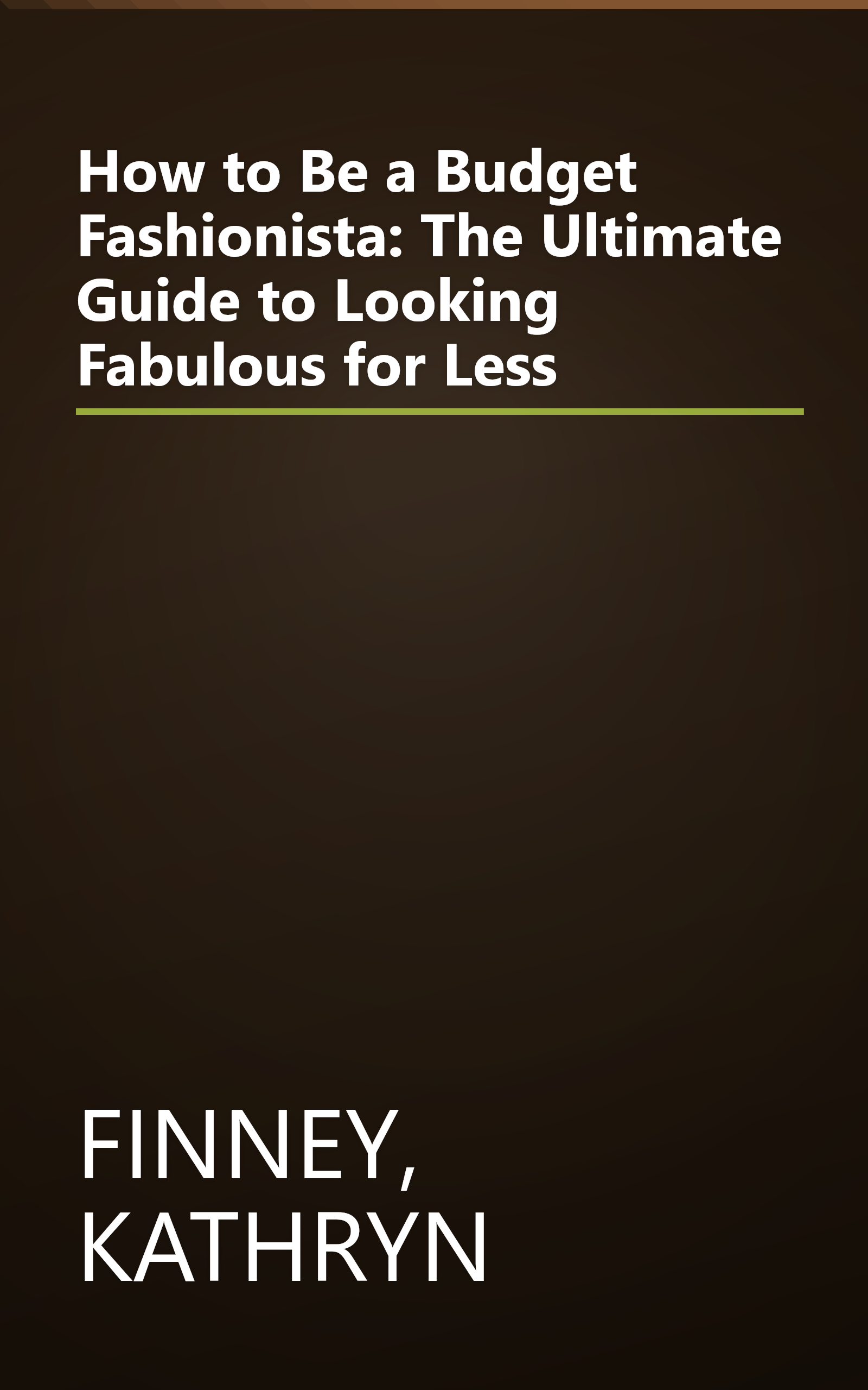 How to Be a Budget Fashionista: The Ultimate Guide to Looking Fabulous for Less book cover