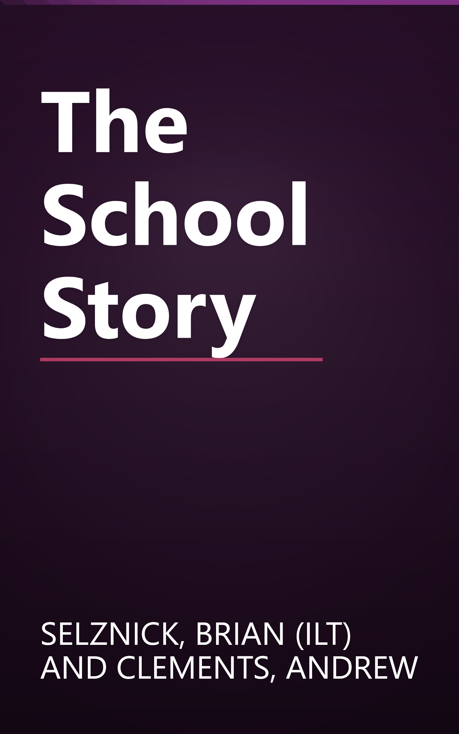 The School Story book cover