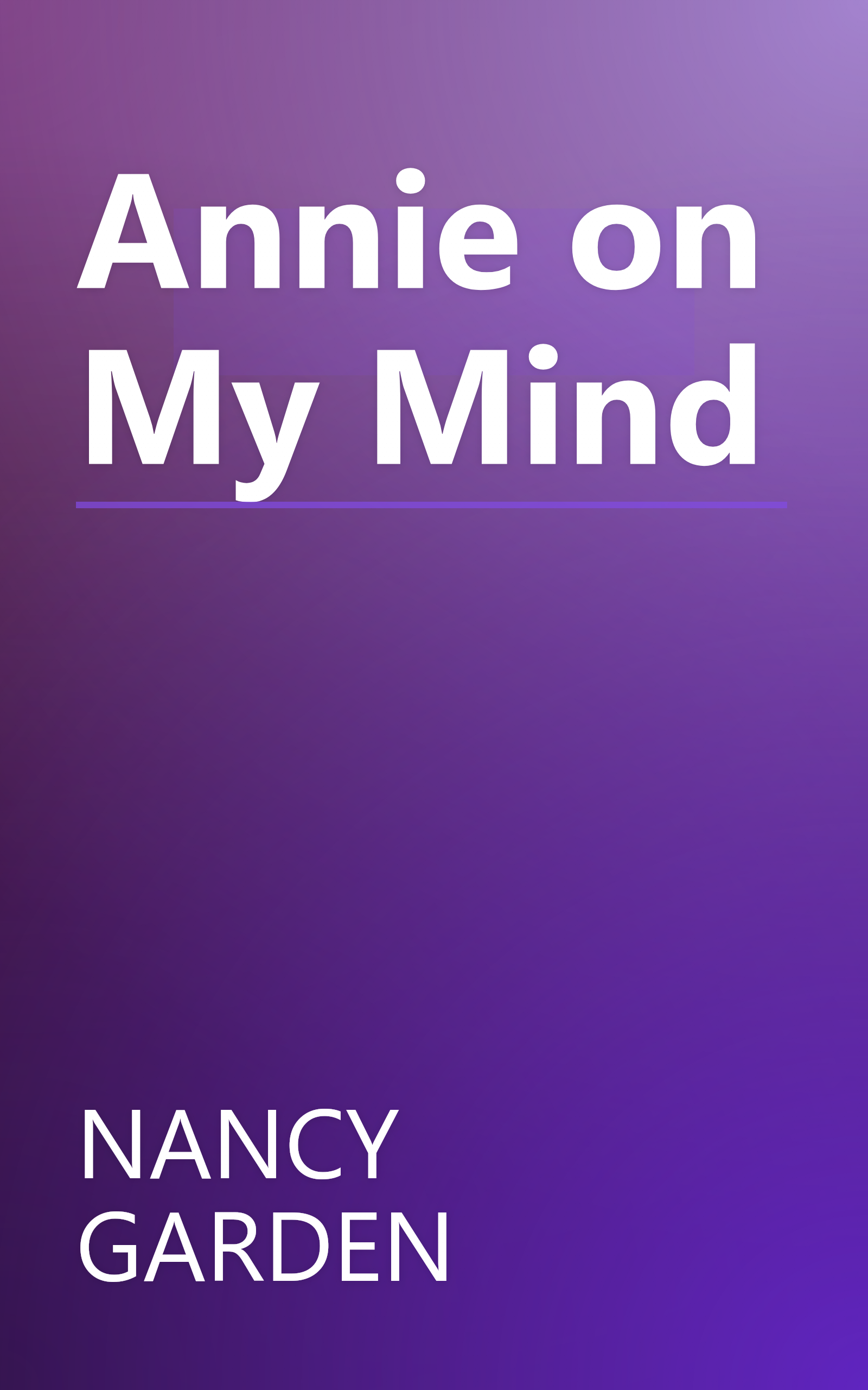 Annie on My Mind book cover
