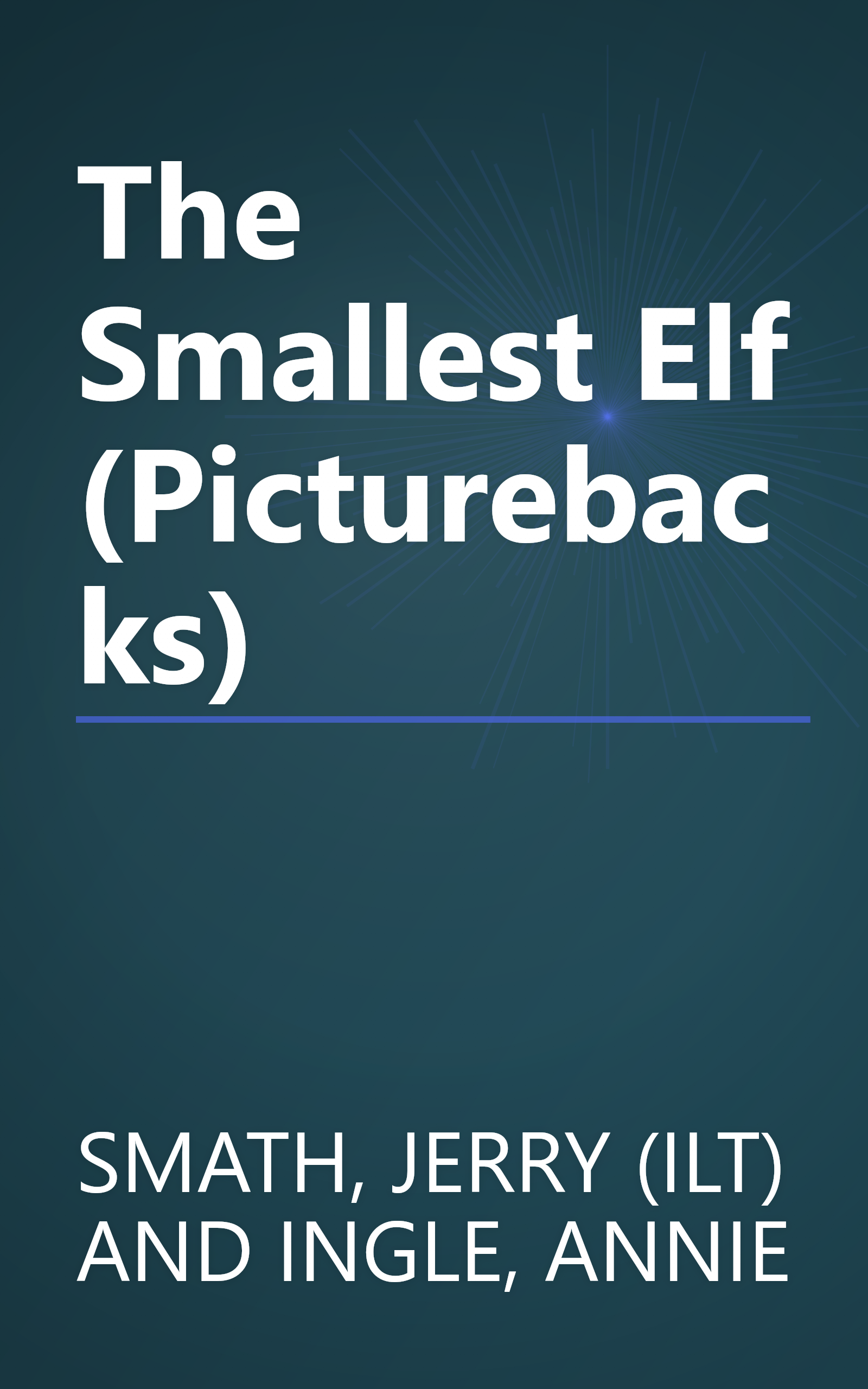 The Smallest Elf (Picturebacks) book cover