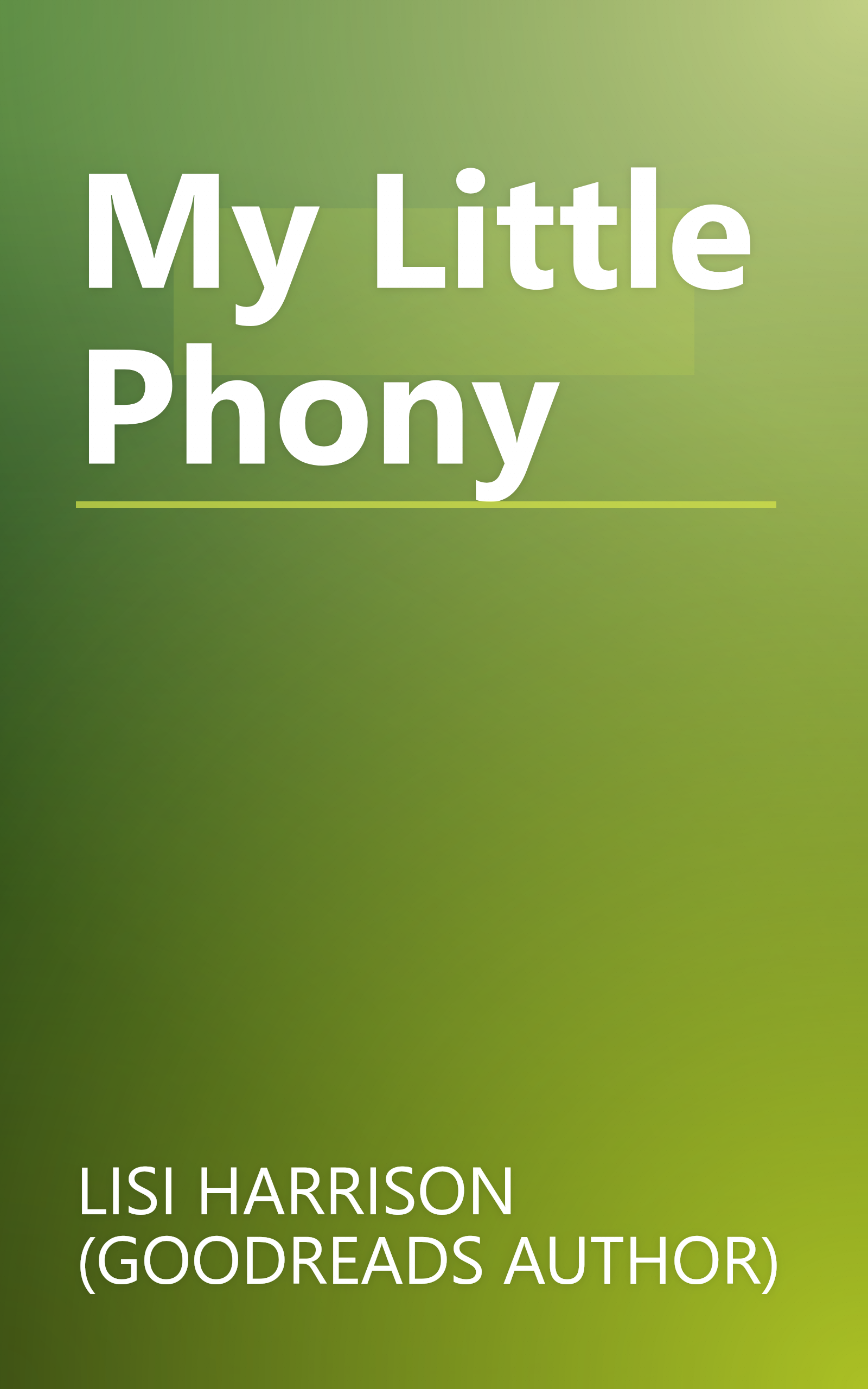 My Little Phony book cover