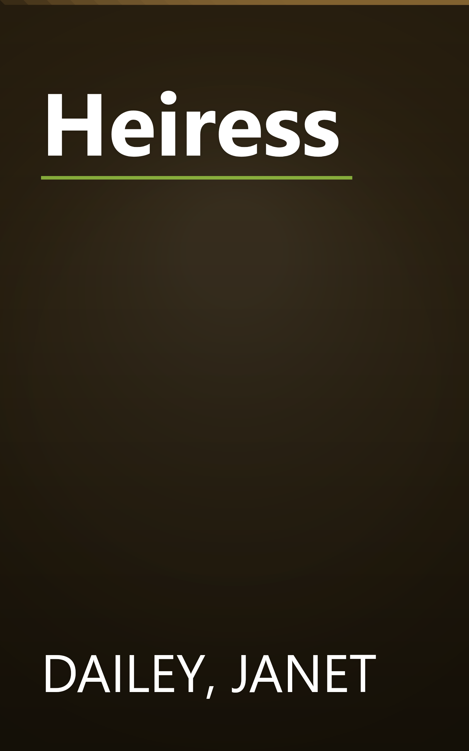 Heiress book cover