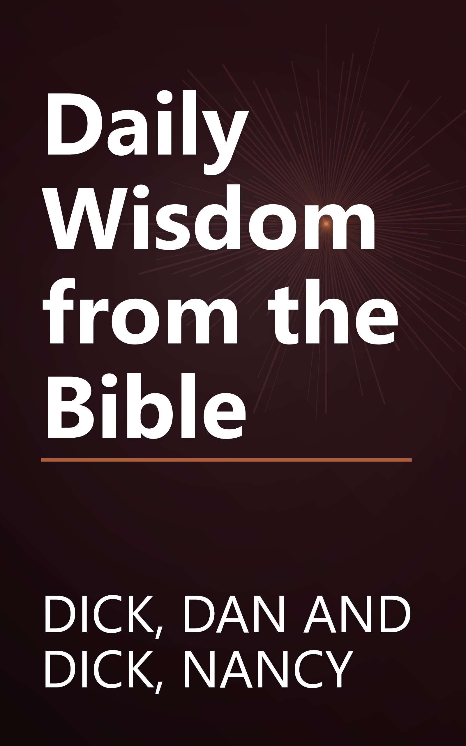 Daily Wisdom from the Bible book cover