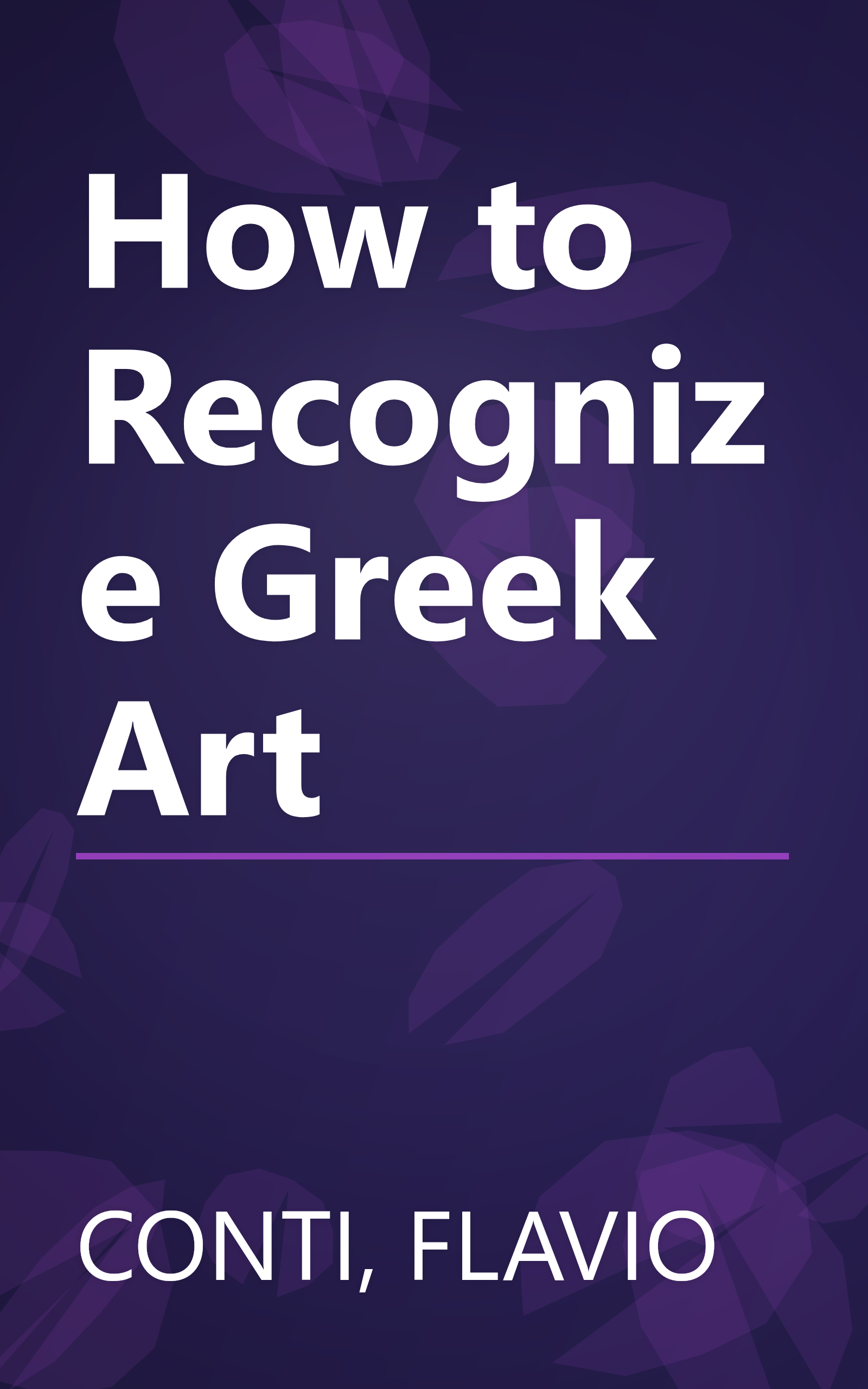 How to Recognize Greek Art book cover