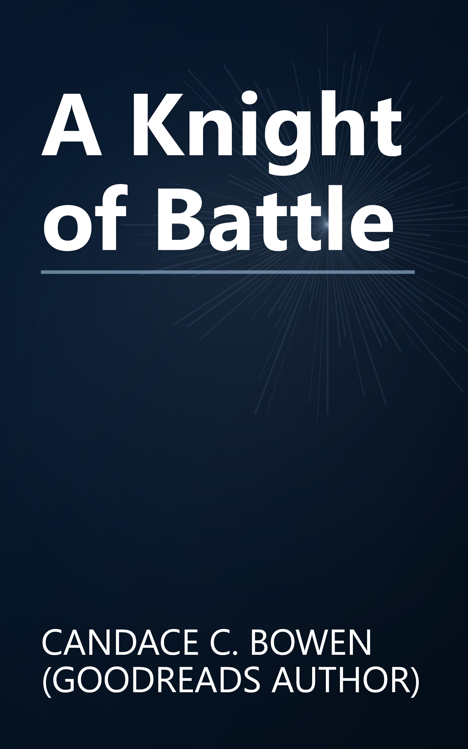 A Knight of Battle book cover