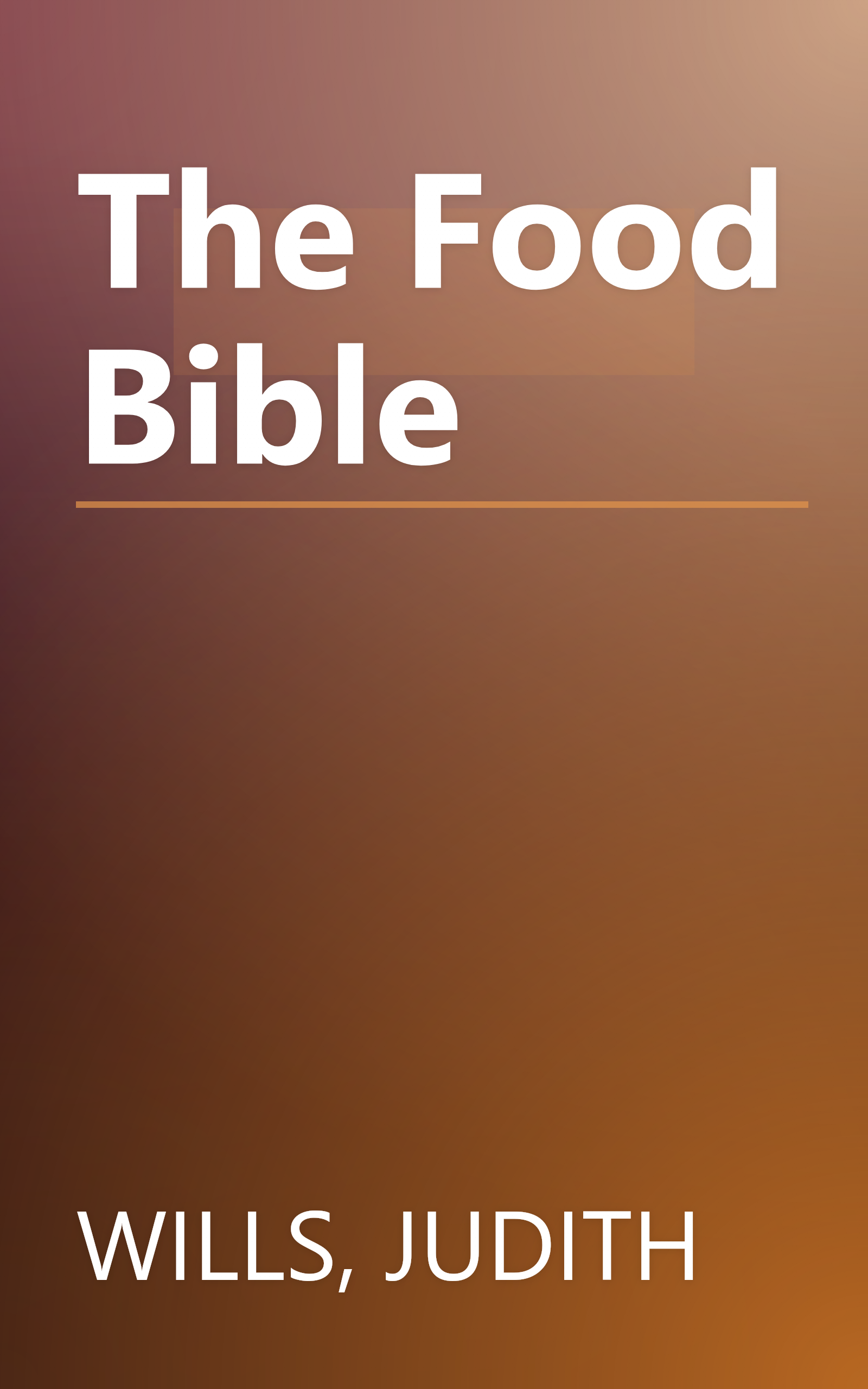 The Food Bible book cover