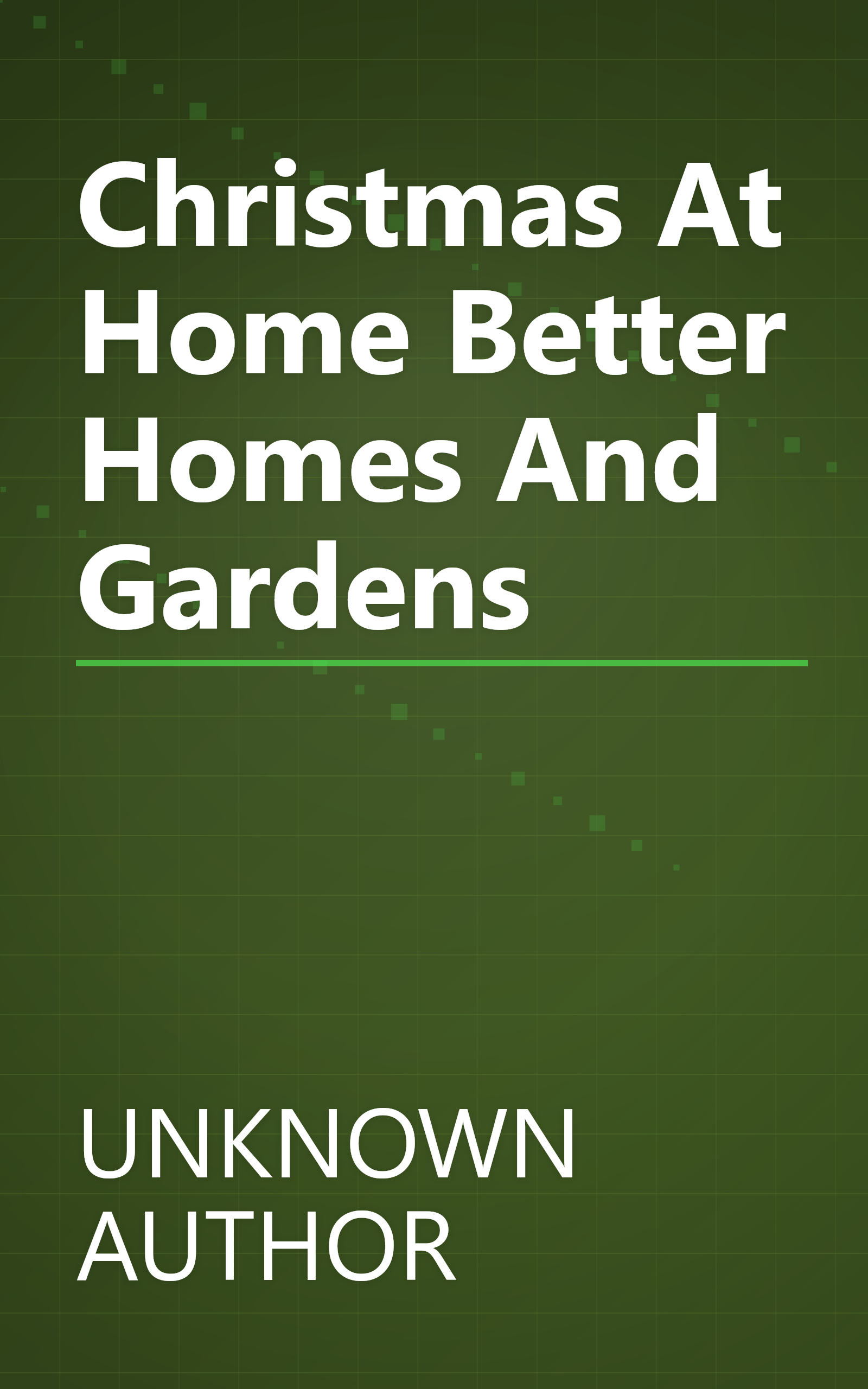 Christmas At Home Better Homes And Gardens book cover