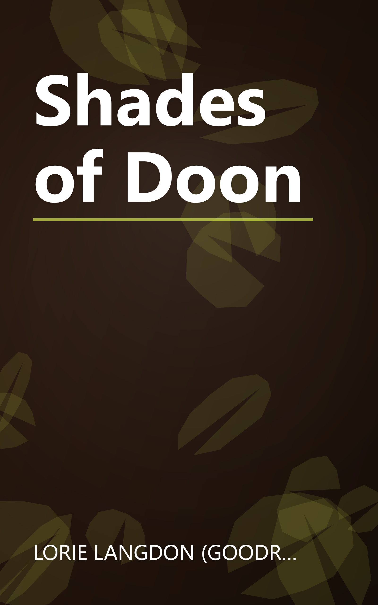 Shades of Doon book cover