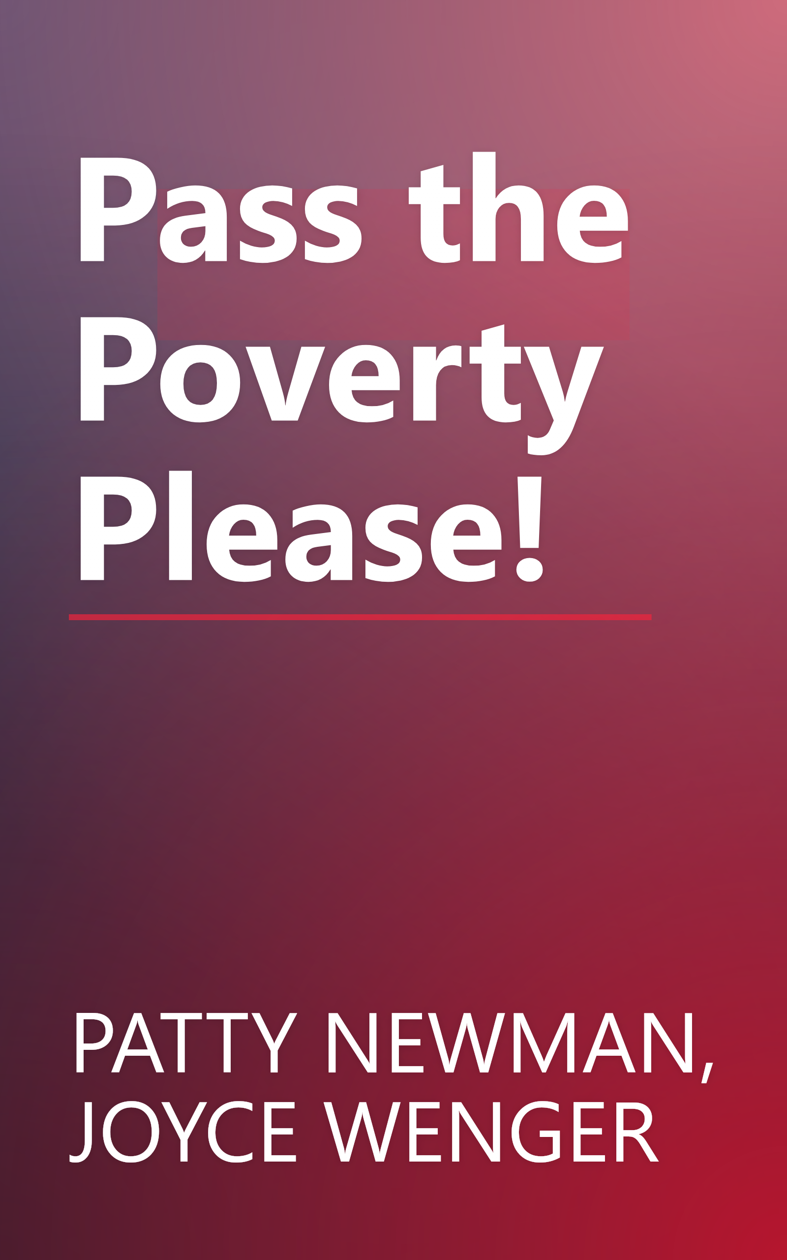 Pass the Poverty Please! book cover