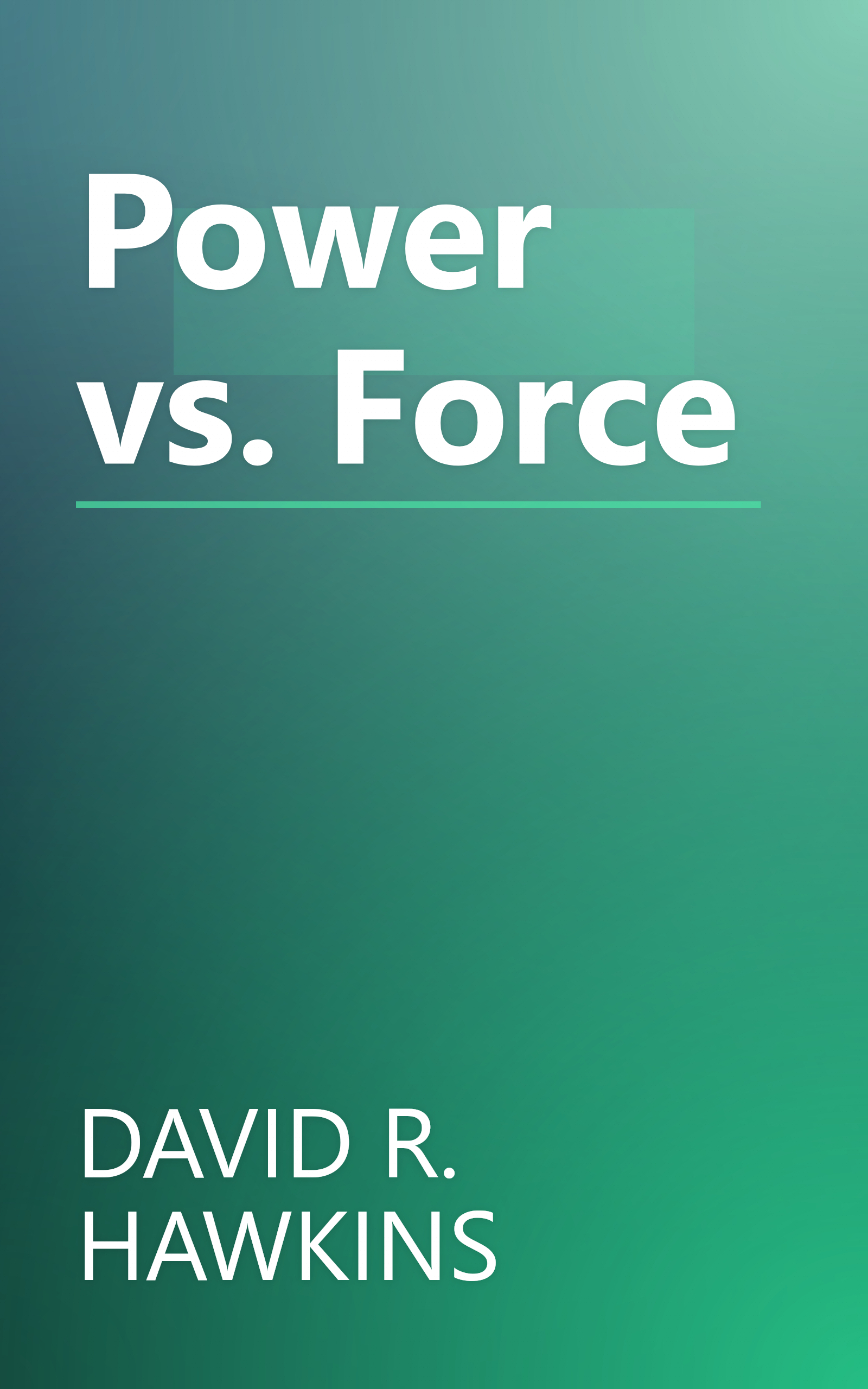 Power vs. Force book cover