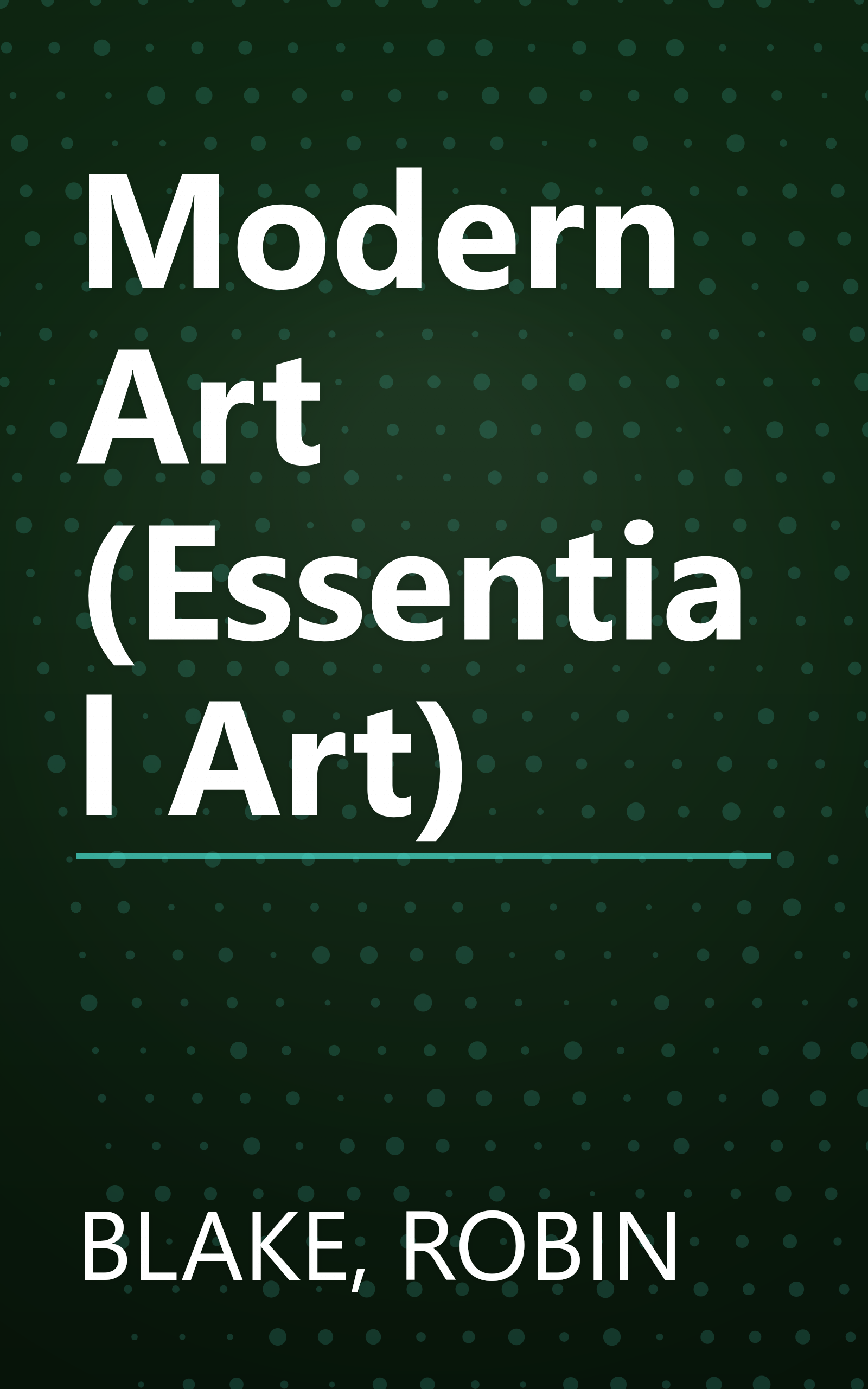 Modern Art (Essential Art) book cover
