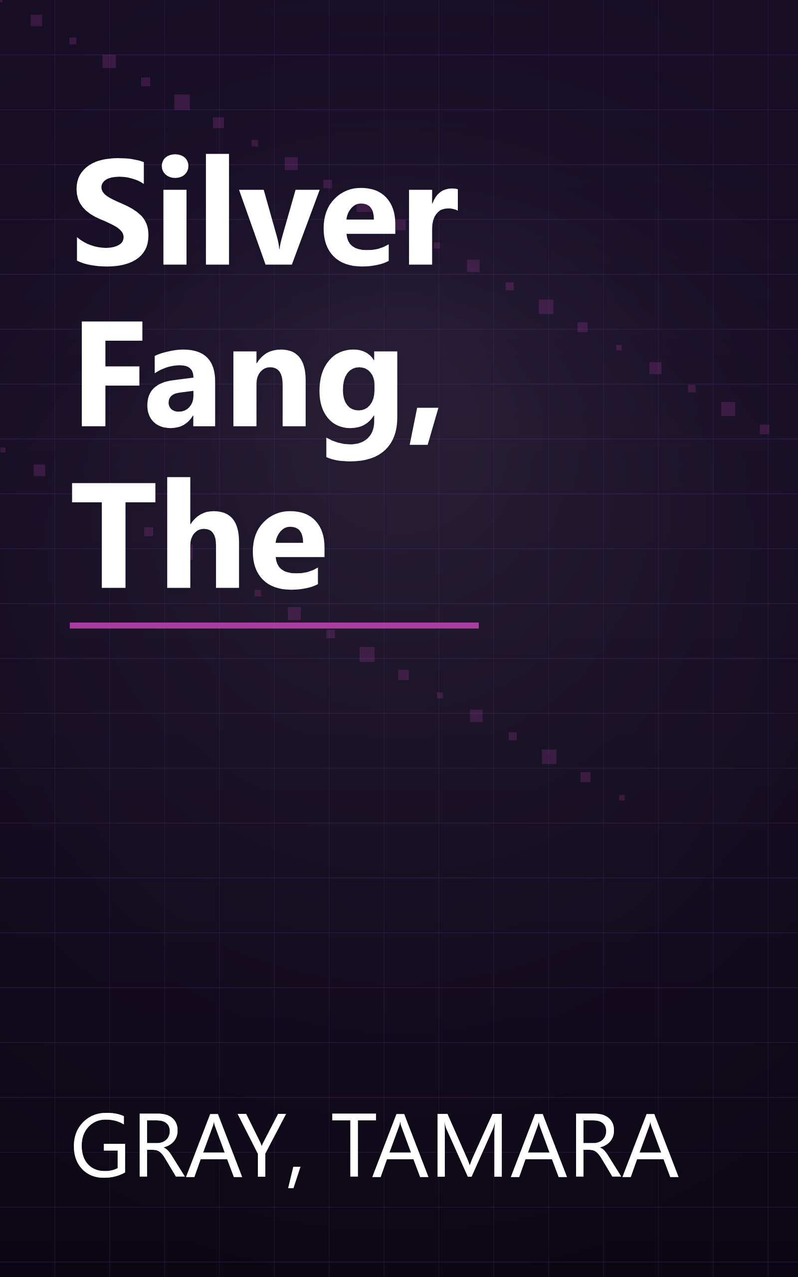 Silver Fang, The book cover