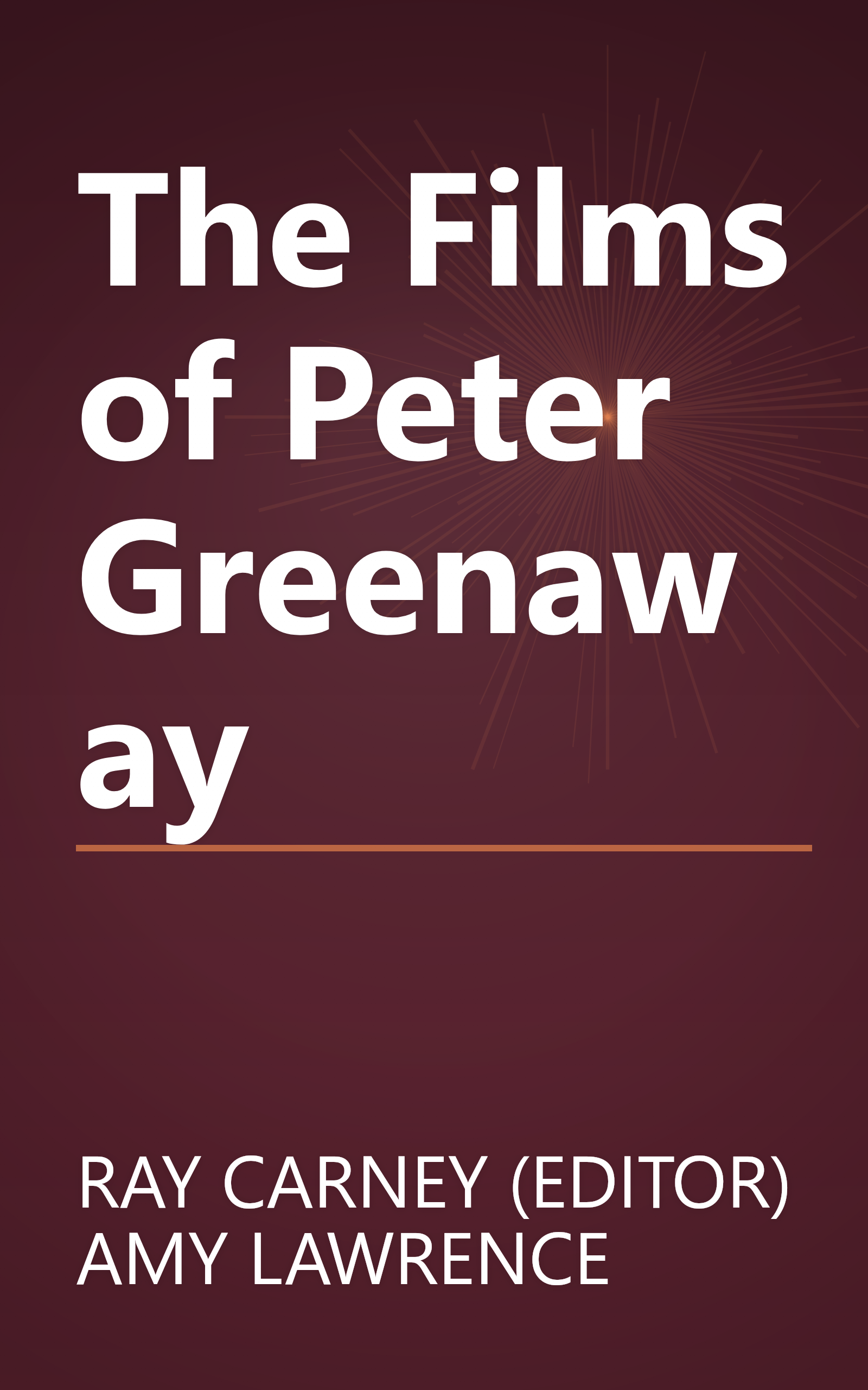 The Films of Peter Greenaway book cover