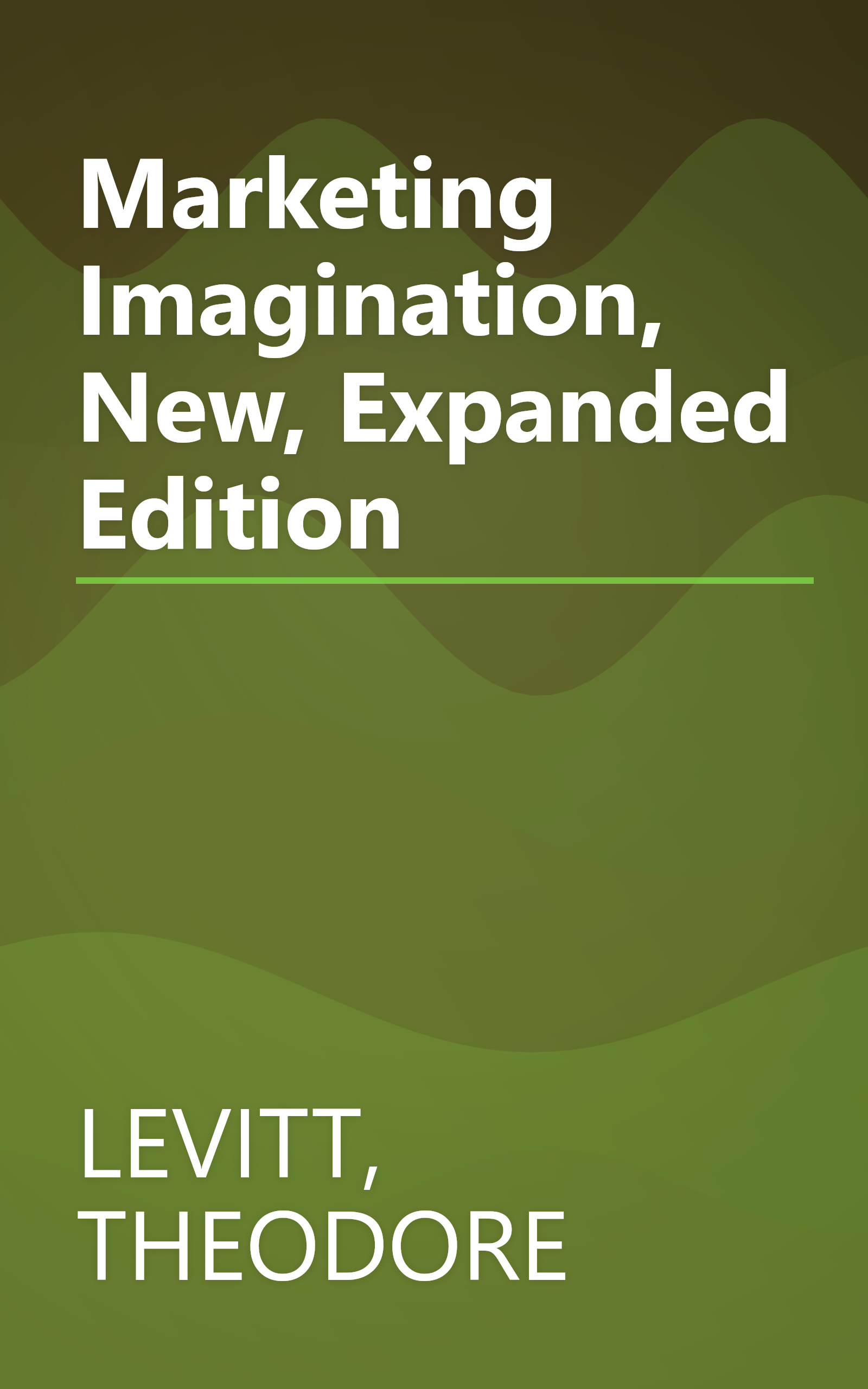Marketing Imagination, New, Expanded Edition book cover