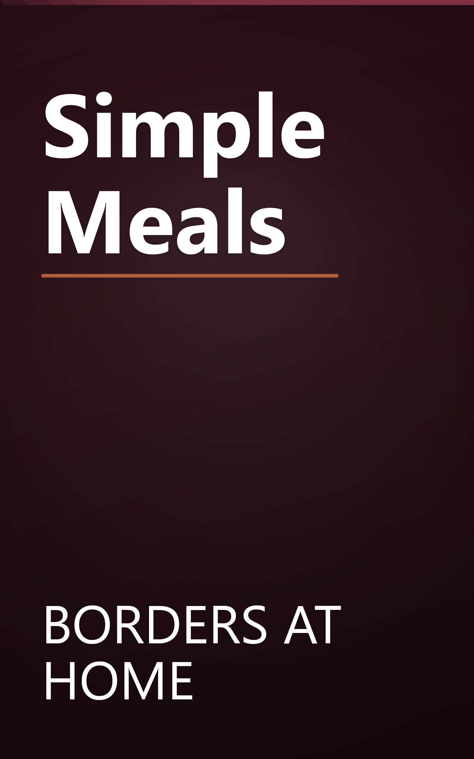 Simple Meals book cover